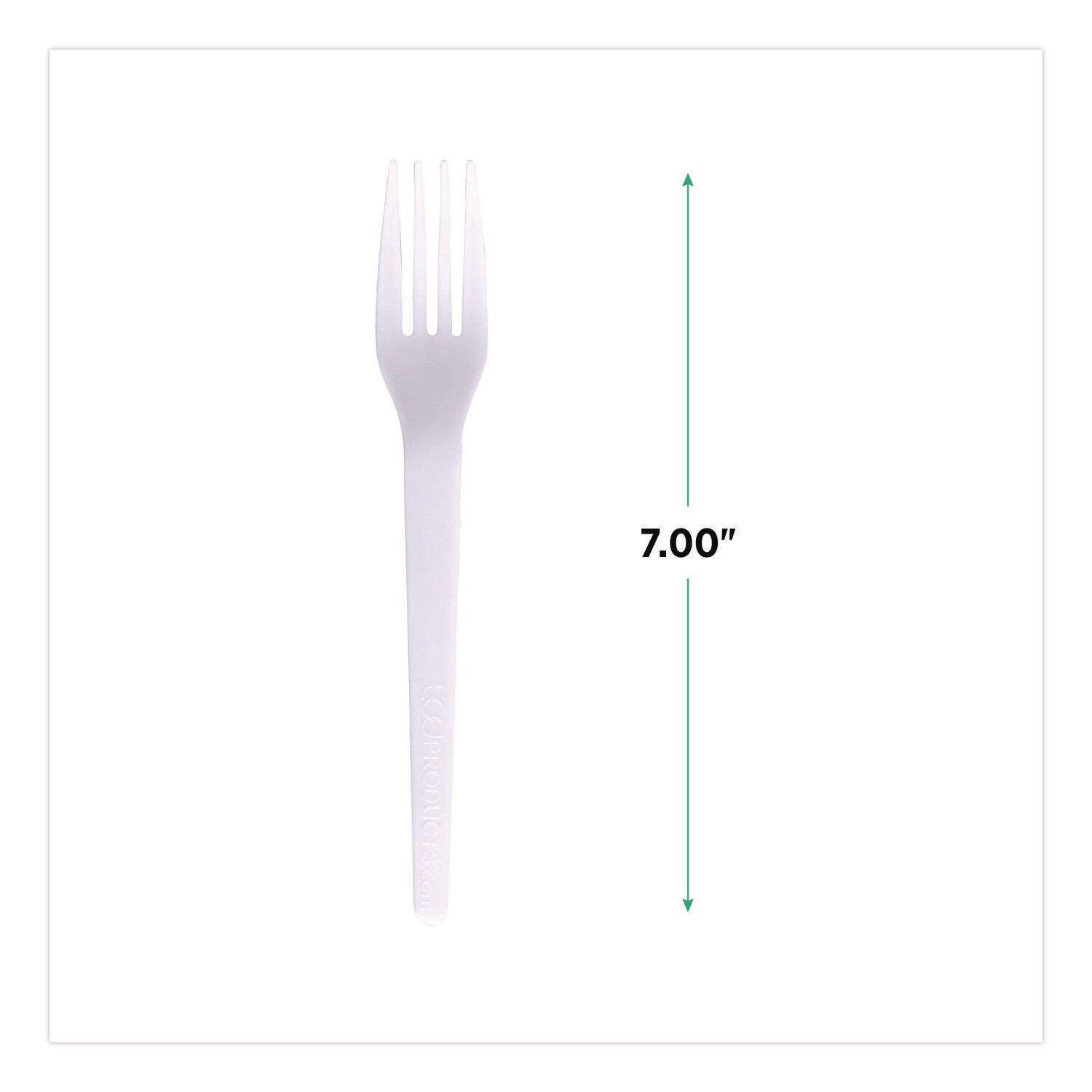 Eco-Products Plantware CPLA Cutlery Fork White 1000/Carton in the Party ...