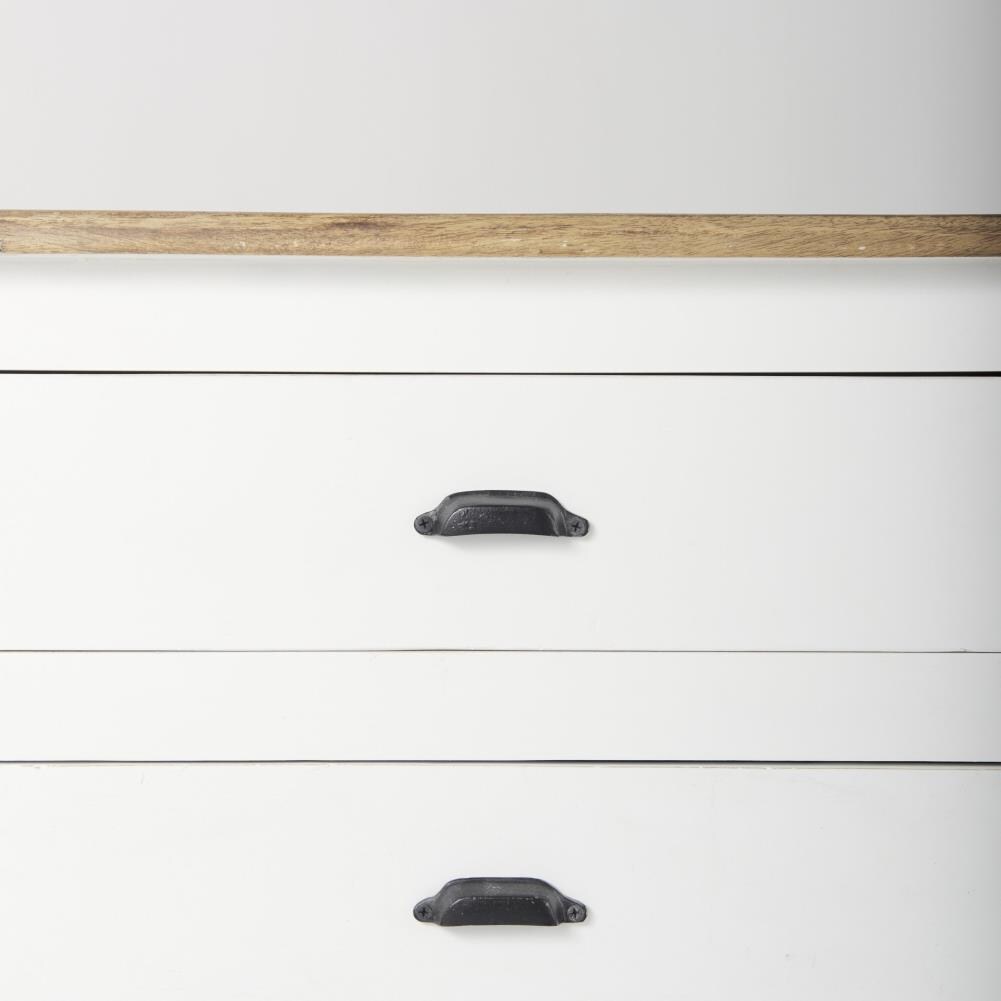 Mercana Bourchier Contemporary/Modern White Wood Mango Buffet at Lowes.com
