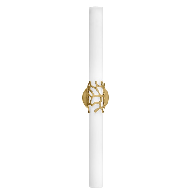 Hinkley Lyra 31.25-in 4-Light Gloss Brass LED Coastal Vanity Light ... Hinkley Lyra 31.25-in 4-Light Gloss Brass LED Coastal Vanity Light ...