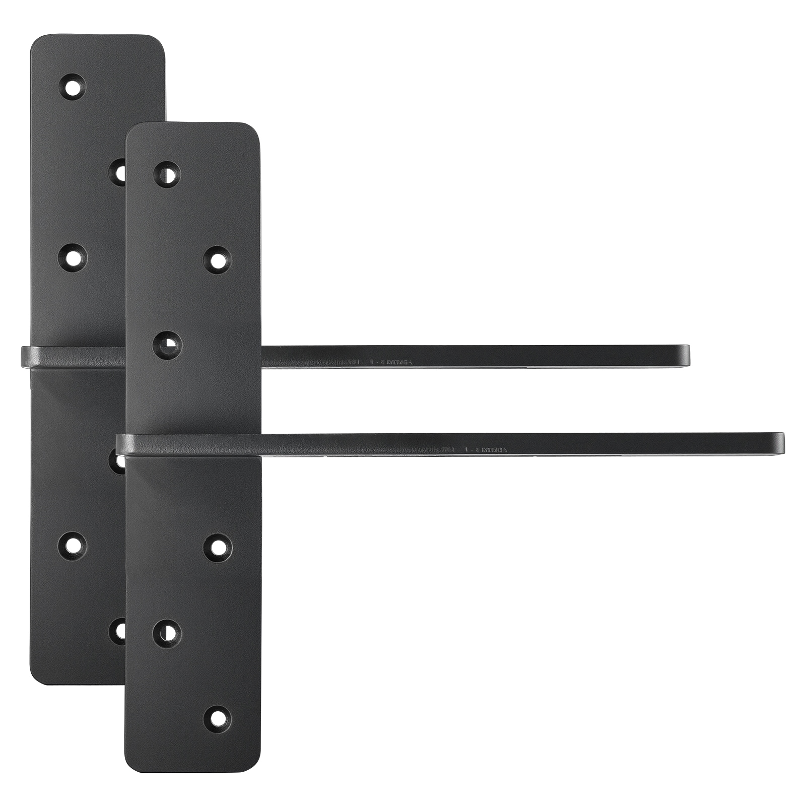 VEVOR T Shelf Brackets 2 Pcs 200 lbs/90 kg Weight Capacity 12x2.89x12 ...
