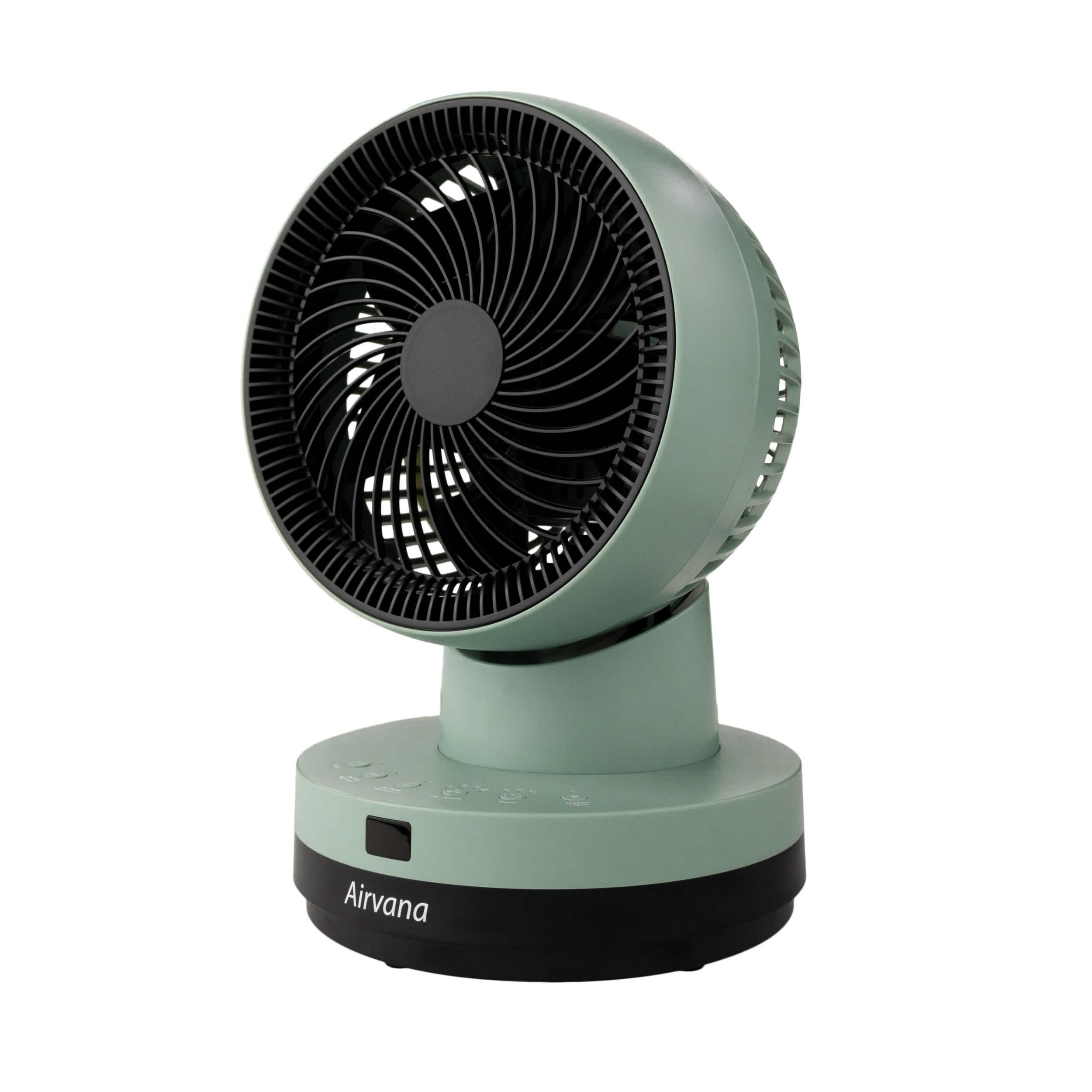 Airvana Orbital Oscillating 4 Speed Portable Fan With Remote - Sage in ...