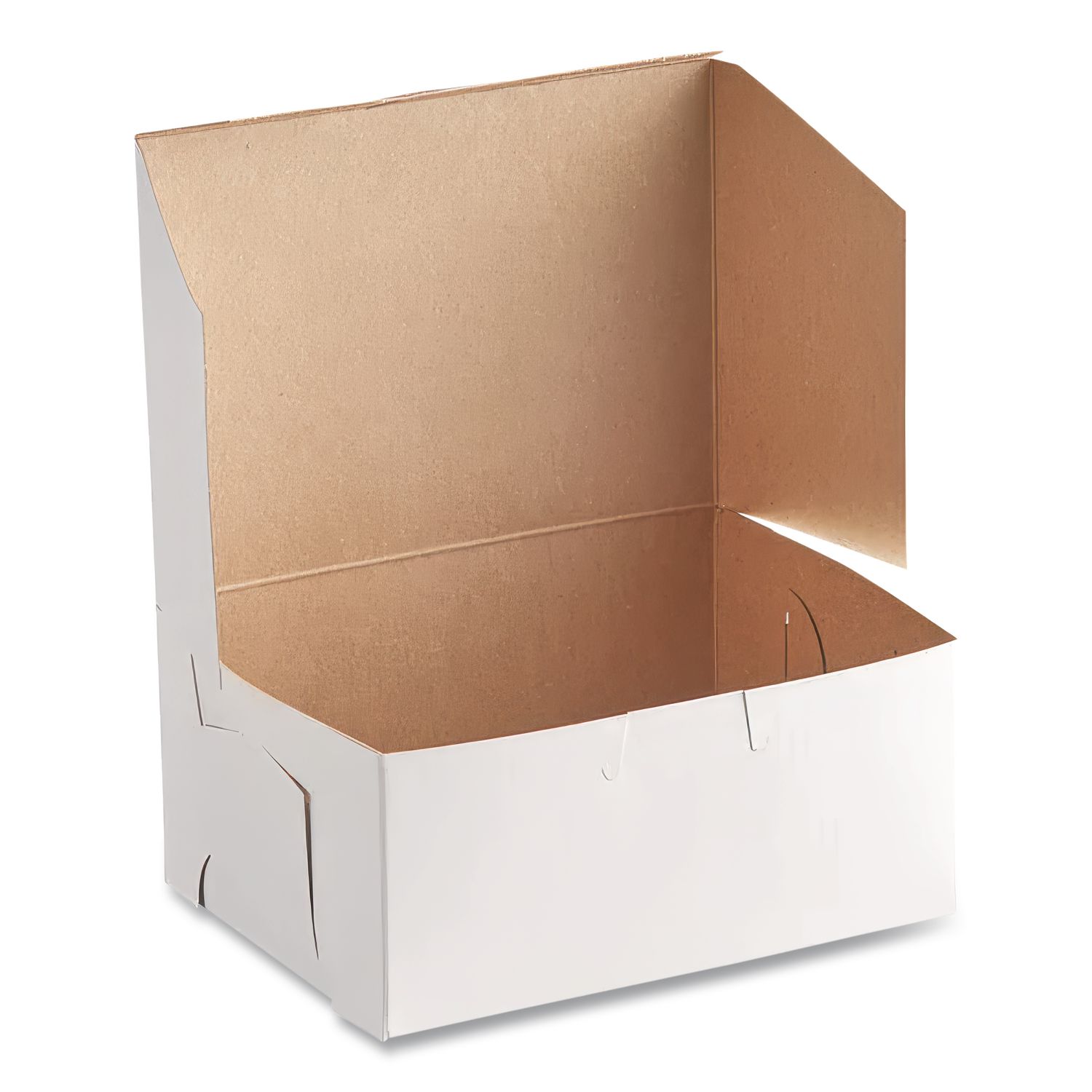 Southern Champion Tray White One-Piece Non-Window Bakery Boxes 6.25 x 3 ...