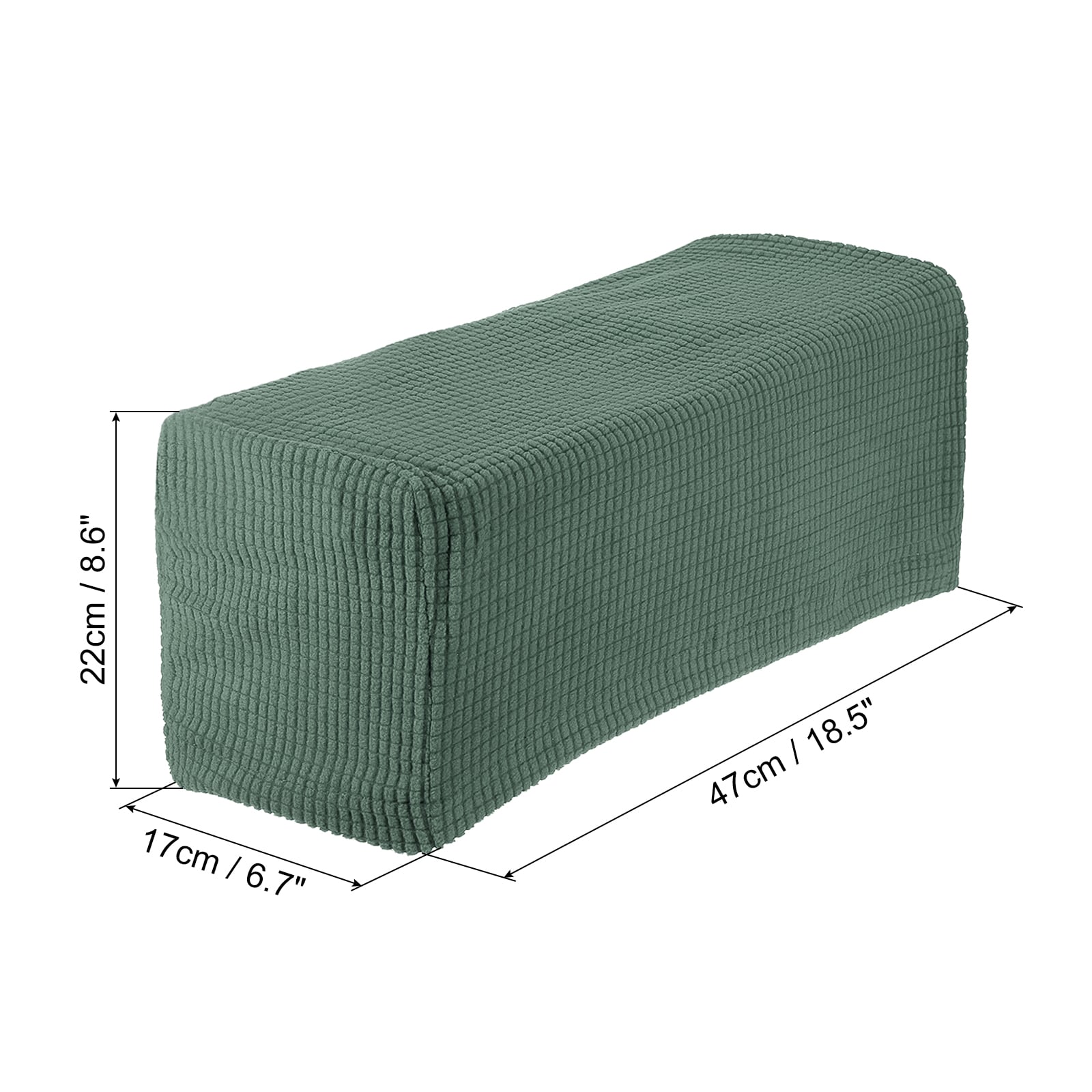 Unique Bargains 2pcs Stretch Armrest Covers for Chairs/Sofas Couch Arm ...