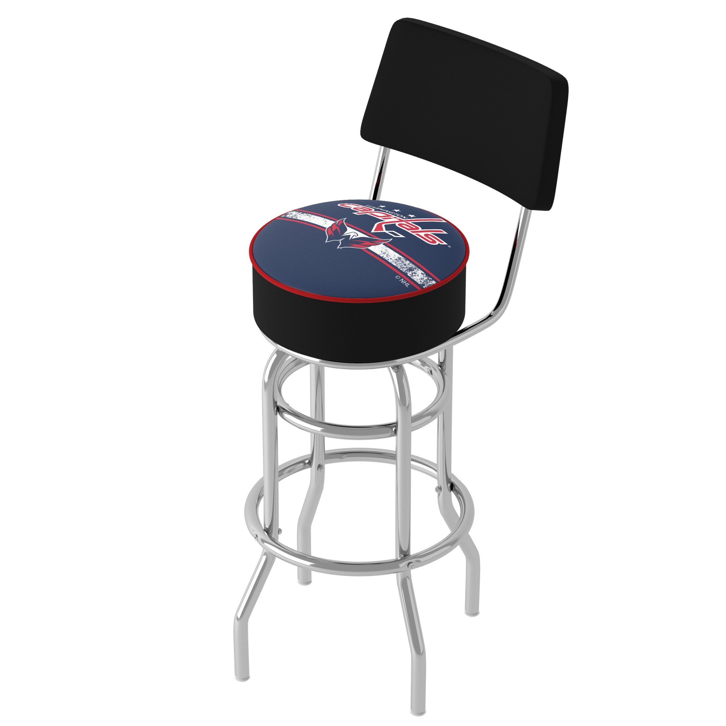 Trademark Gameroom Washington Capitals Logo Stool at Lowes.com