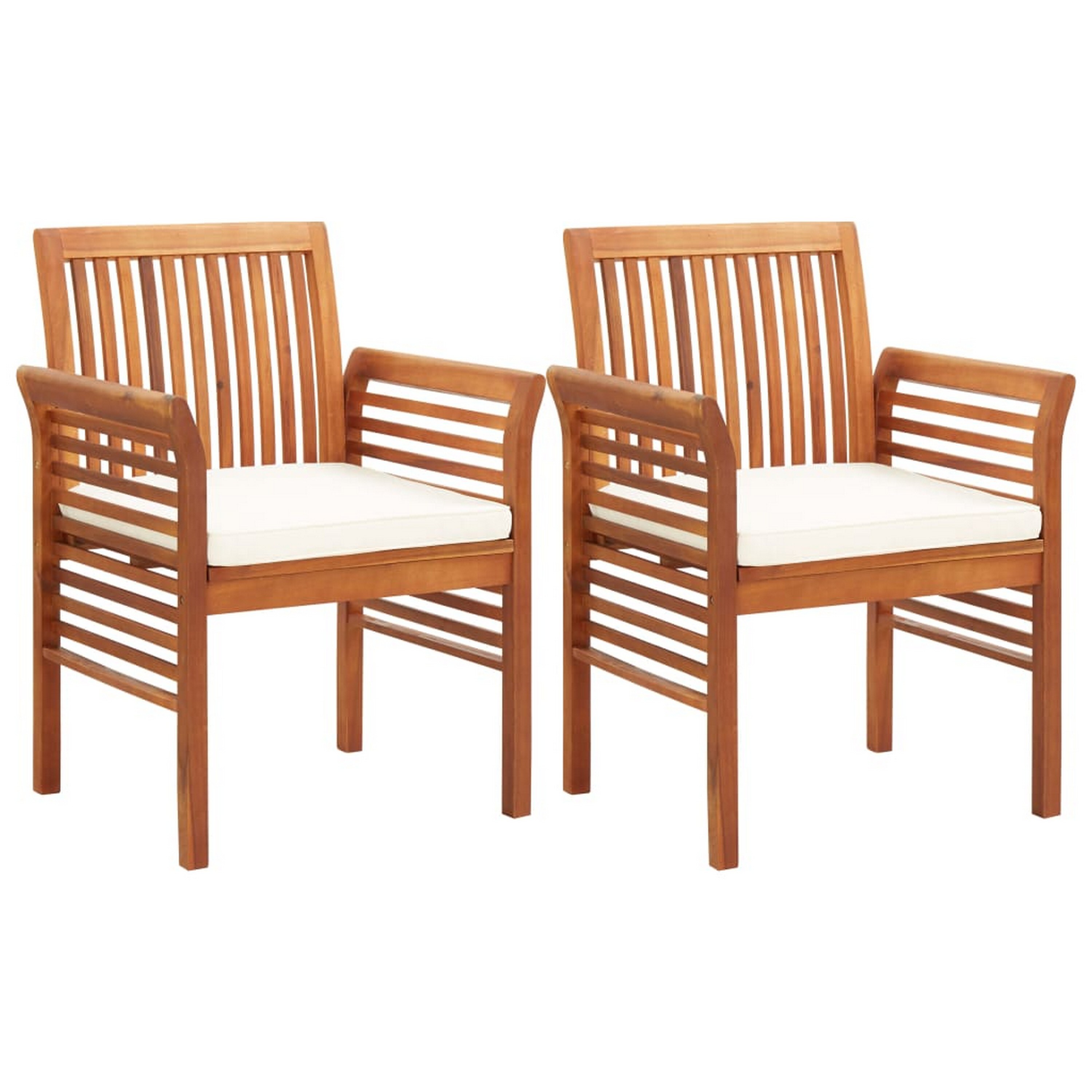 Benzara Set of 2 Outdoor Dining Set Contemporary/Modern Dining arm ...