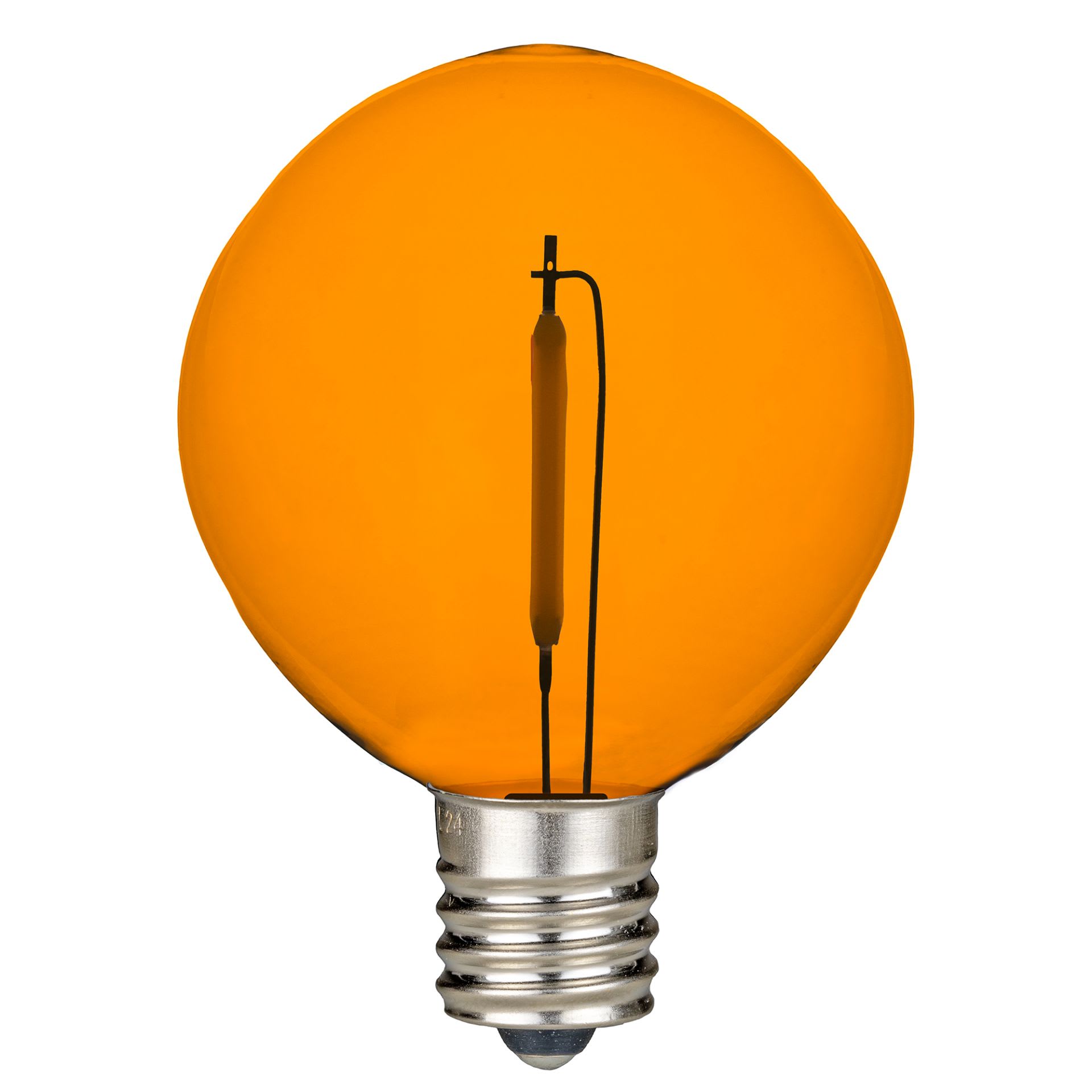 Novelty Lights 25 Pack G50 LED Light Bulbs E17 C9 Intermediate Screw ...