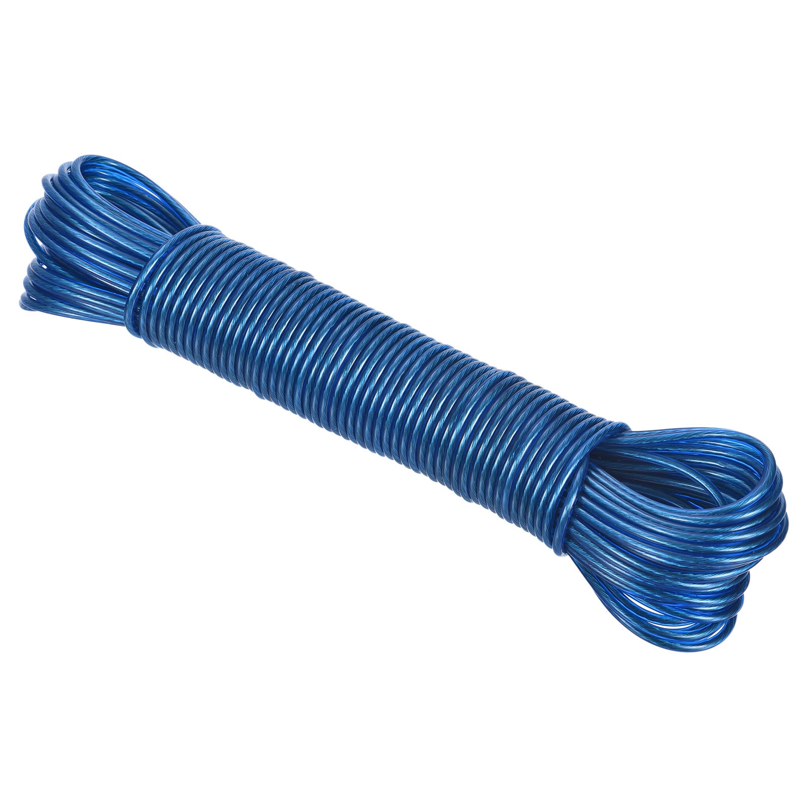 PATIKIL Plastic Coated Clothesline 1/8 Inch x 66 FT Extra Strong Steel ...