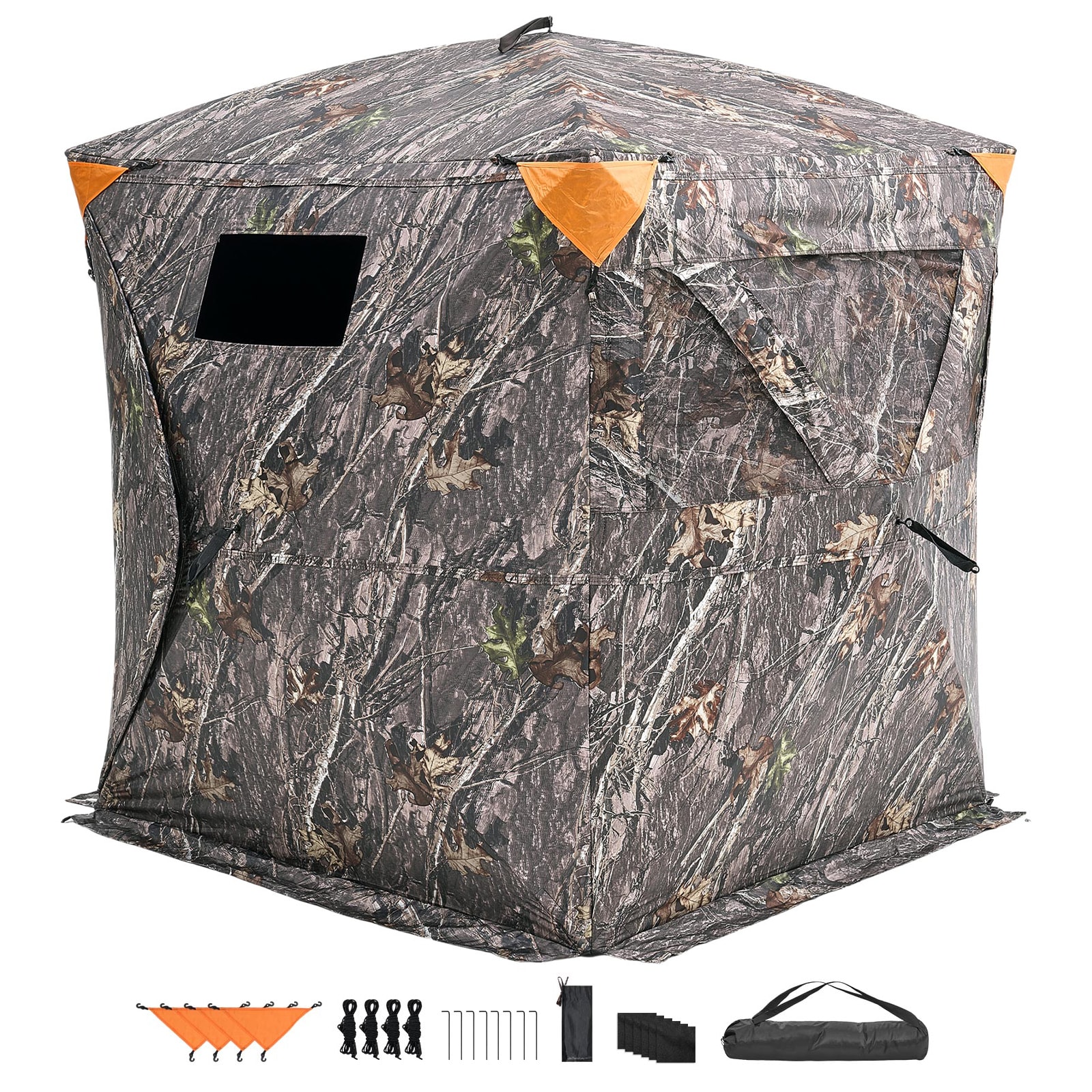 GIVIMO 270-Degree Pop-Up Hunting Blind for 2-3 People with Carrying Bag ...