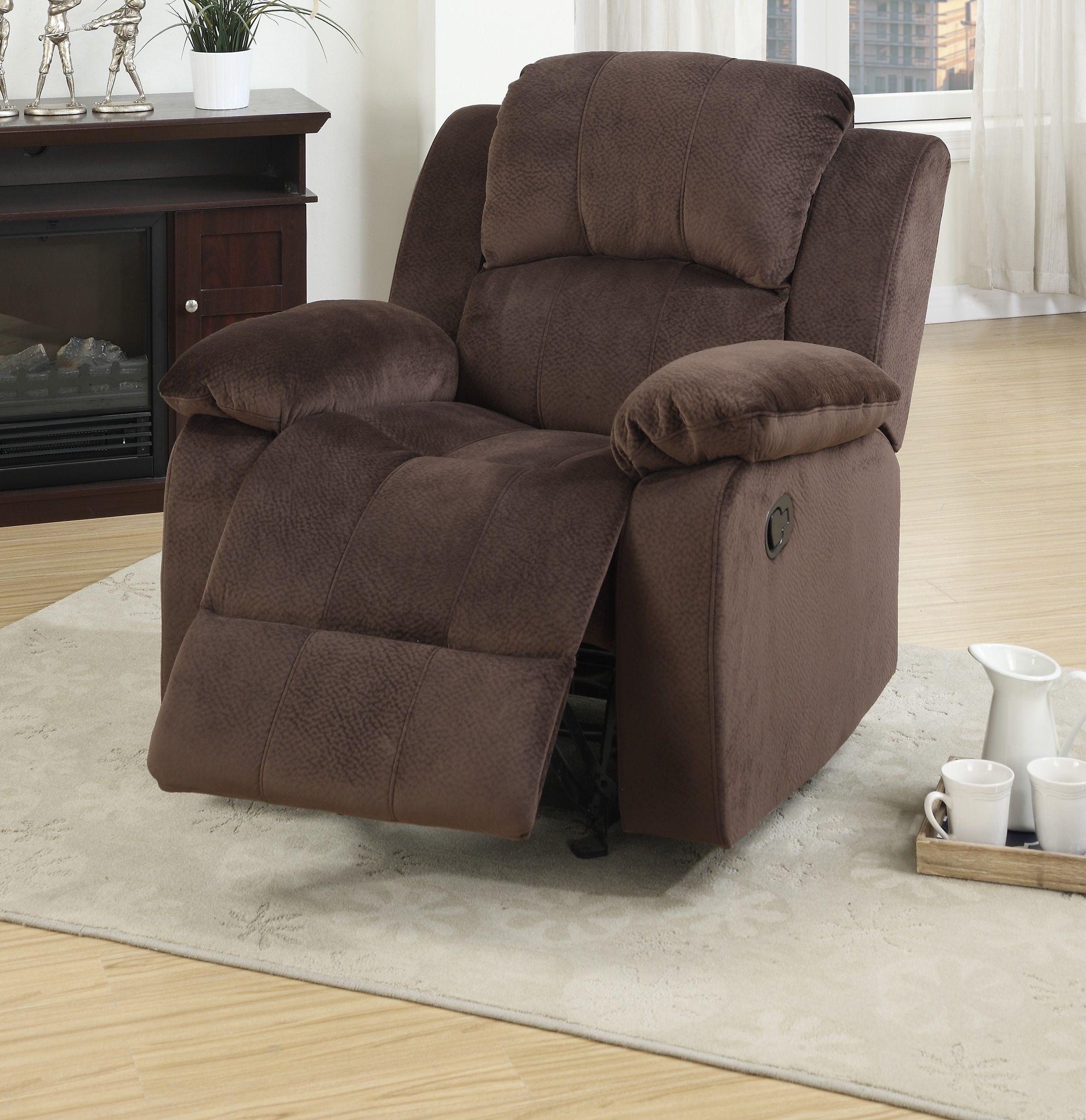 Tatayosi Motion Recliner Chair 1pc Rocker Recliner Couch Living Room ...