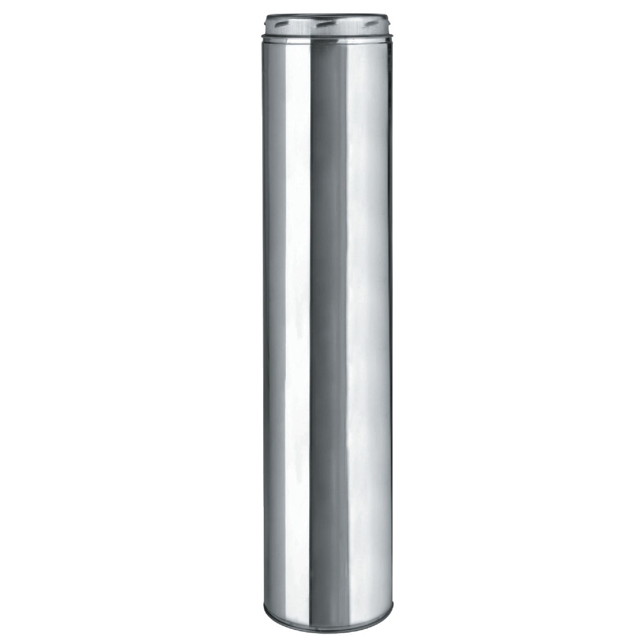 Selkirk 6 in. Dia. x 18 in. L Stainless Steel Chimney Pipe in the ...