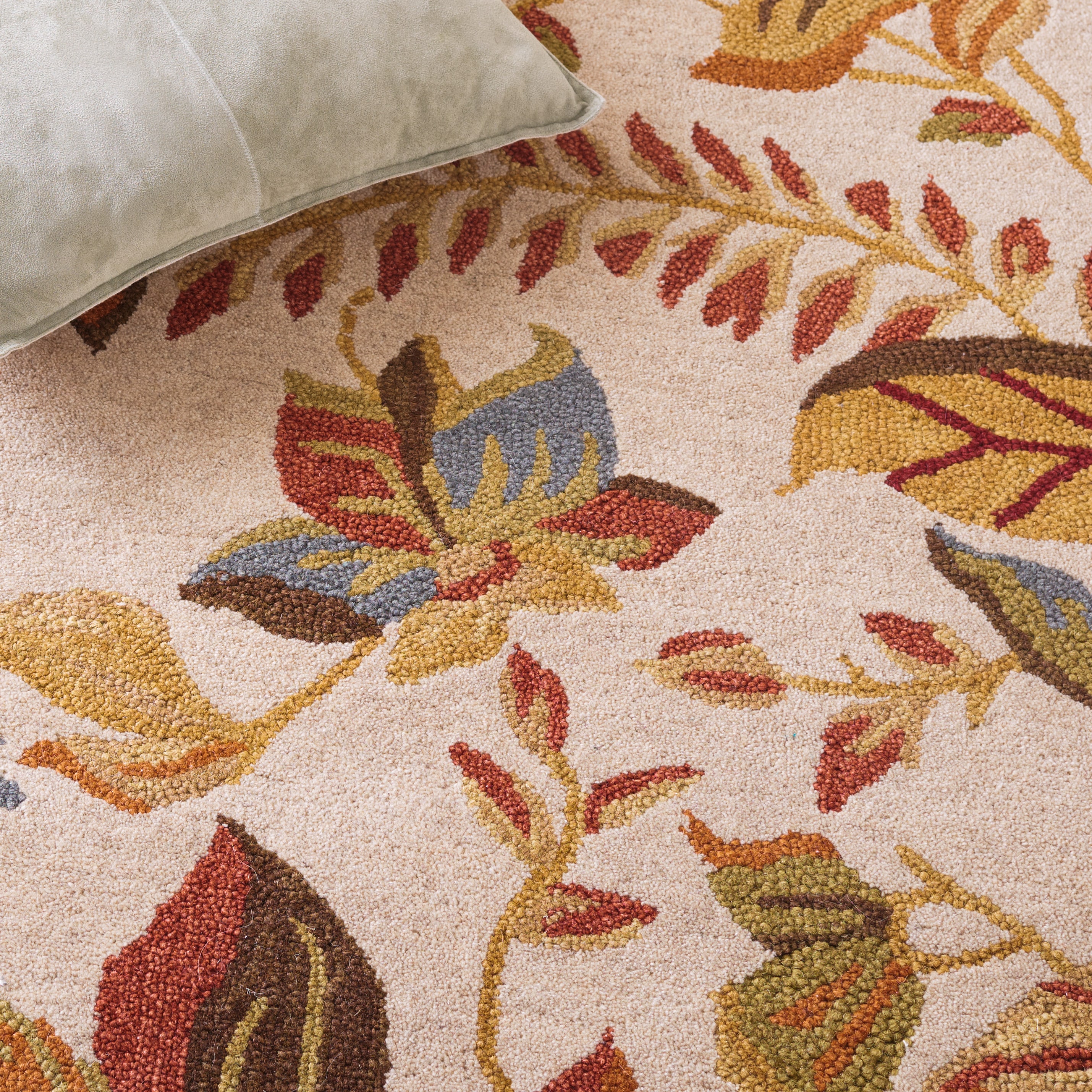 Safavieh Blm913 Beige/Multi Country Floral 5ft x 8ft Medium Rectangle ...