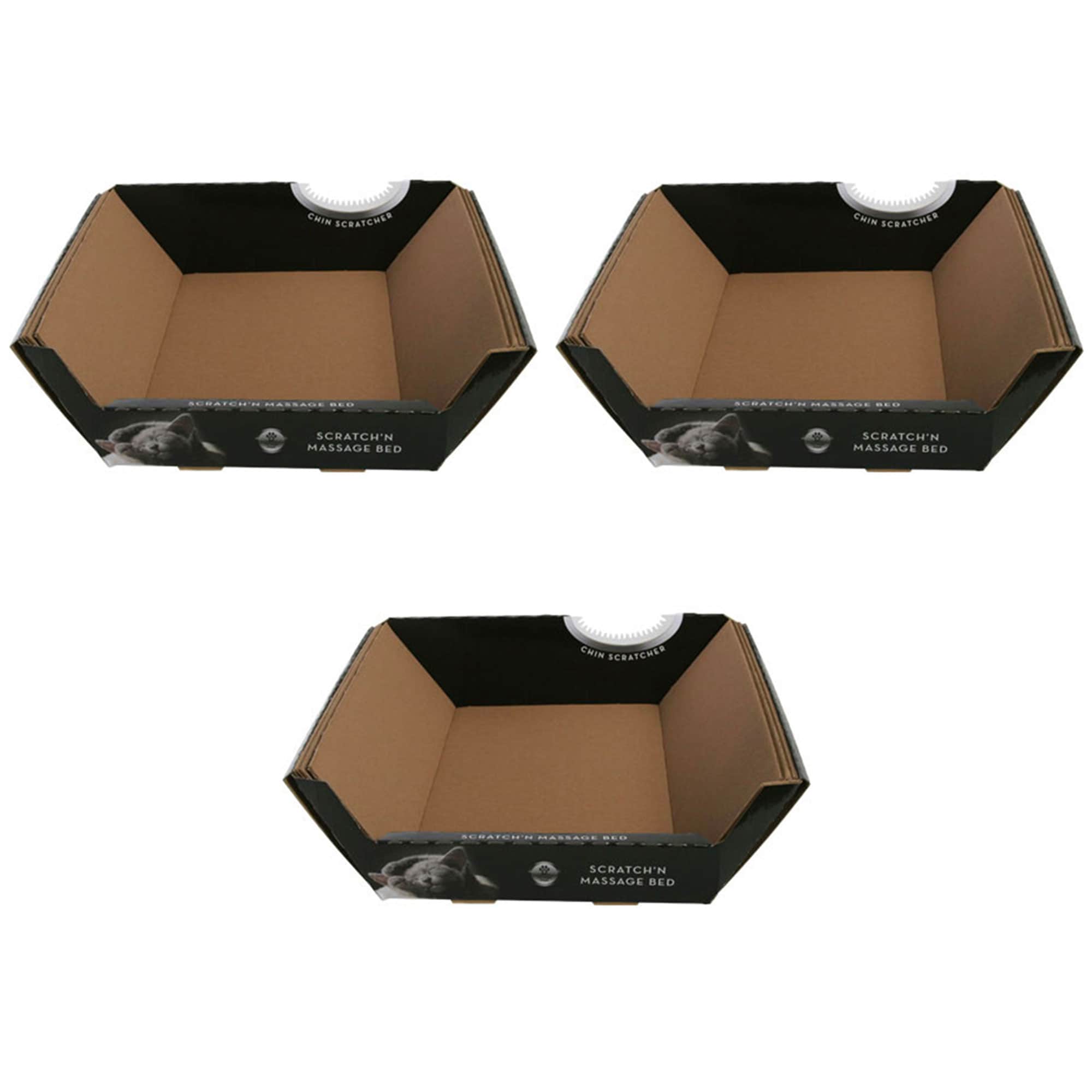 Omega Paw Cardboard Pet Ripple Board Scratch Feetn Massage Kitten Cat ...