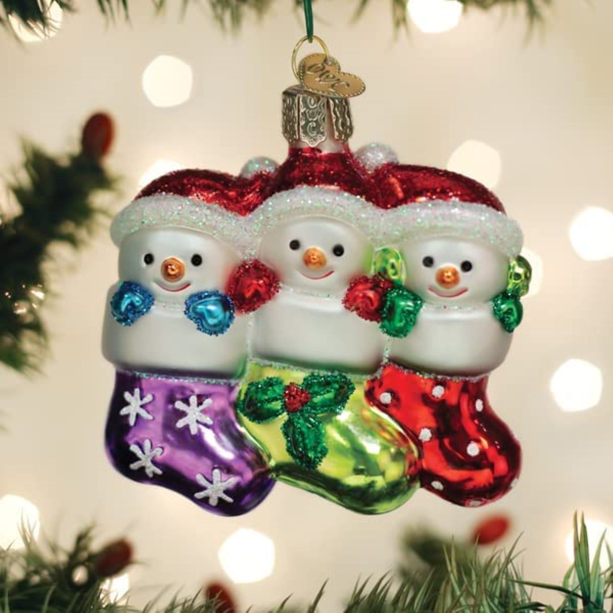 Old World Christmas Blown Glass Ornament for Christmas Tree - Snow ...