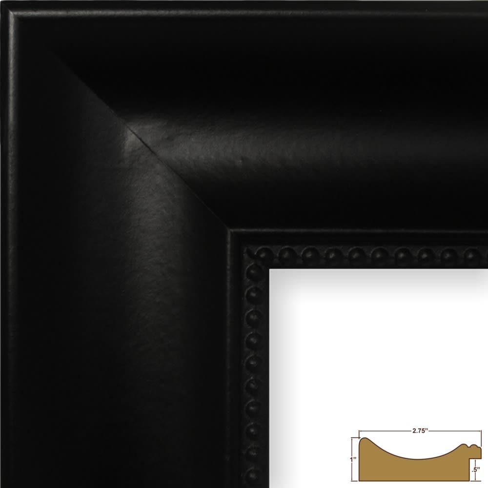 Craig Frames 10x12 Picture Frame Black Impression Style 81258100 2.75 ...