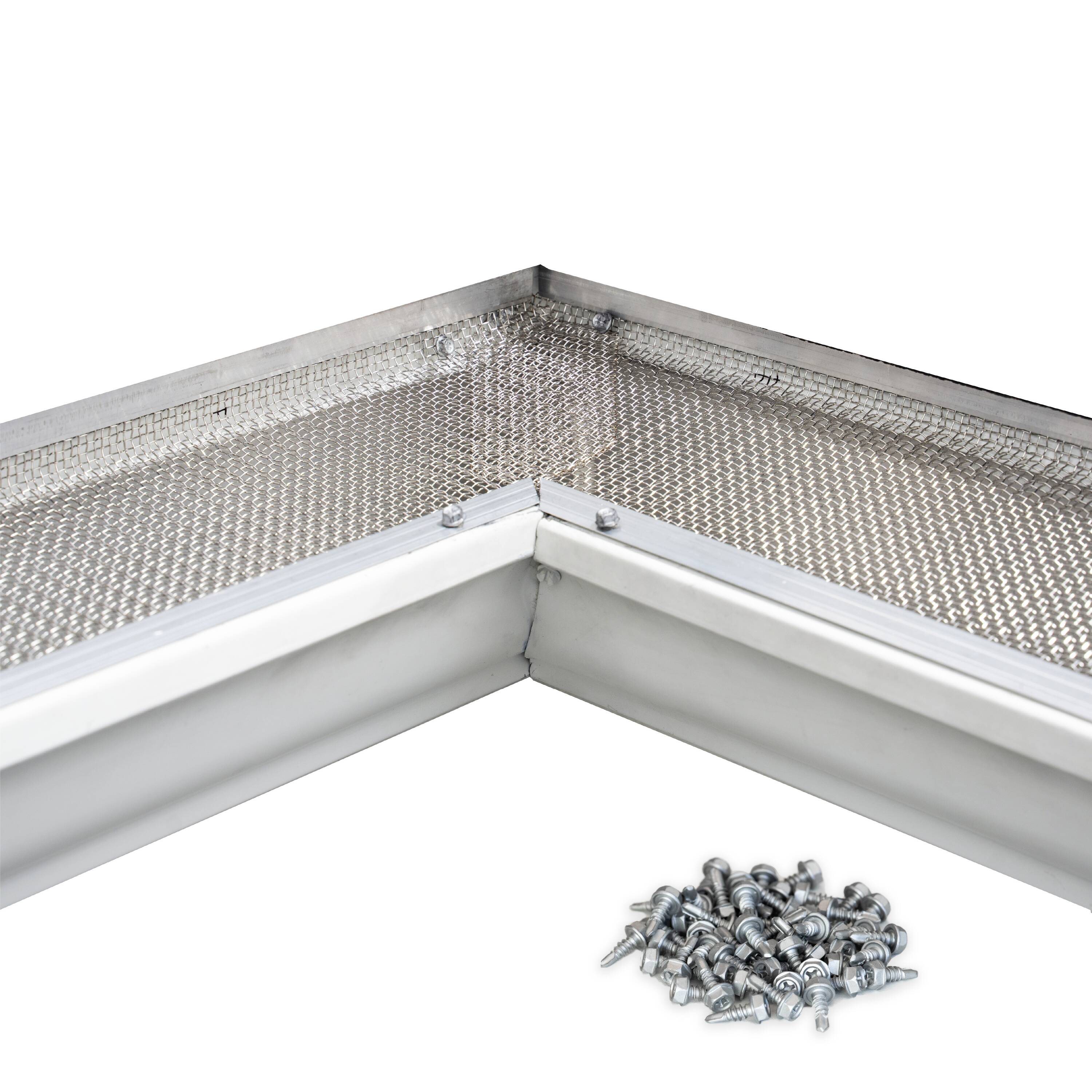 Atlas Gutter Guard High Flow Inside Miter Stainless steel Stainless ...
