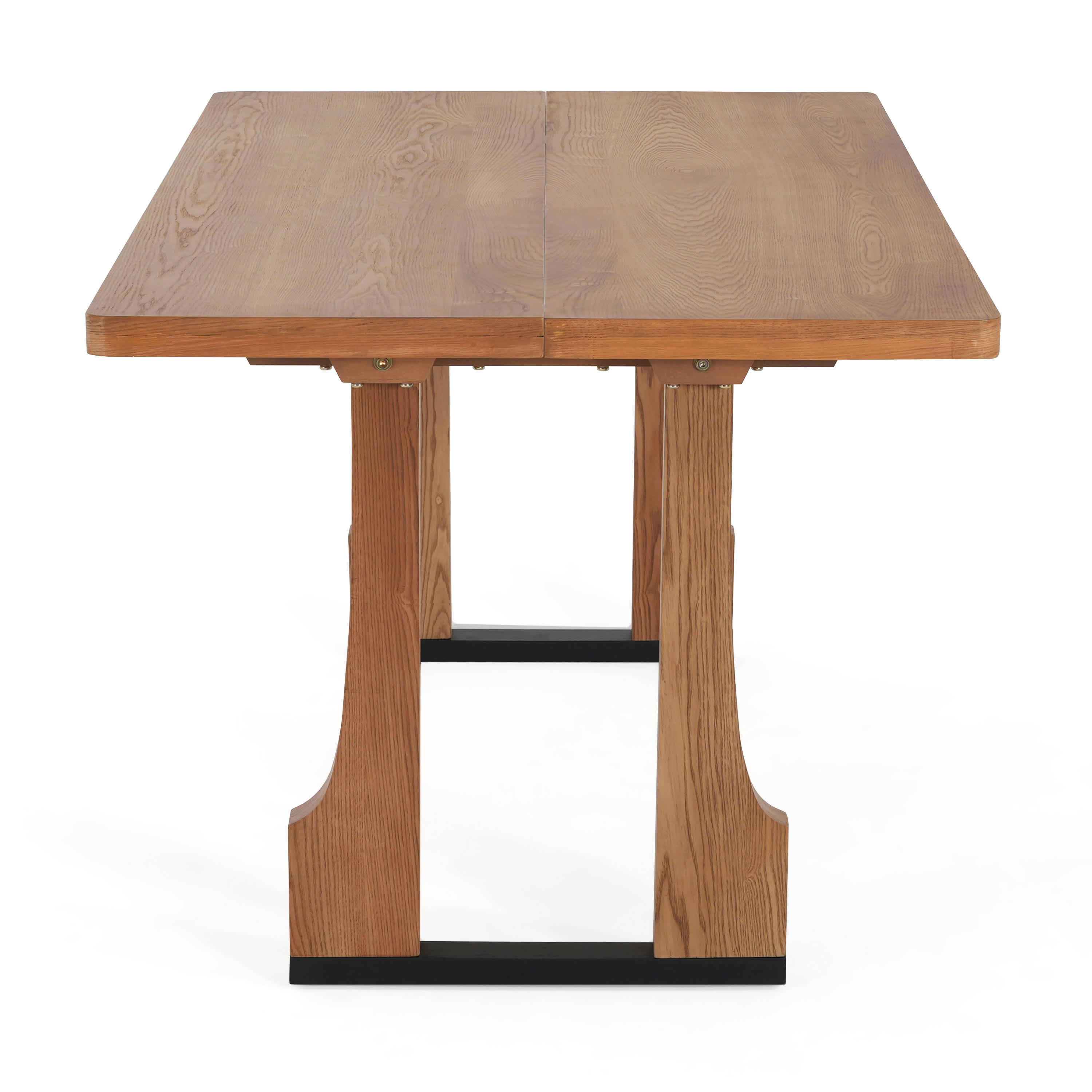 Vynxaria 63 Inch Rectangular Dining Table Natural Color Farmhouse ...