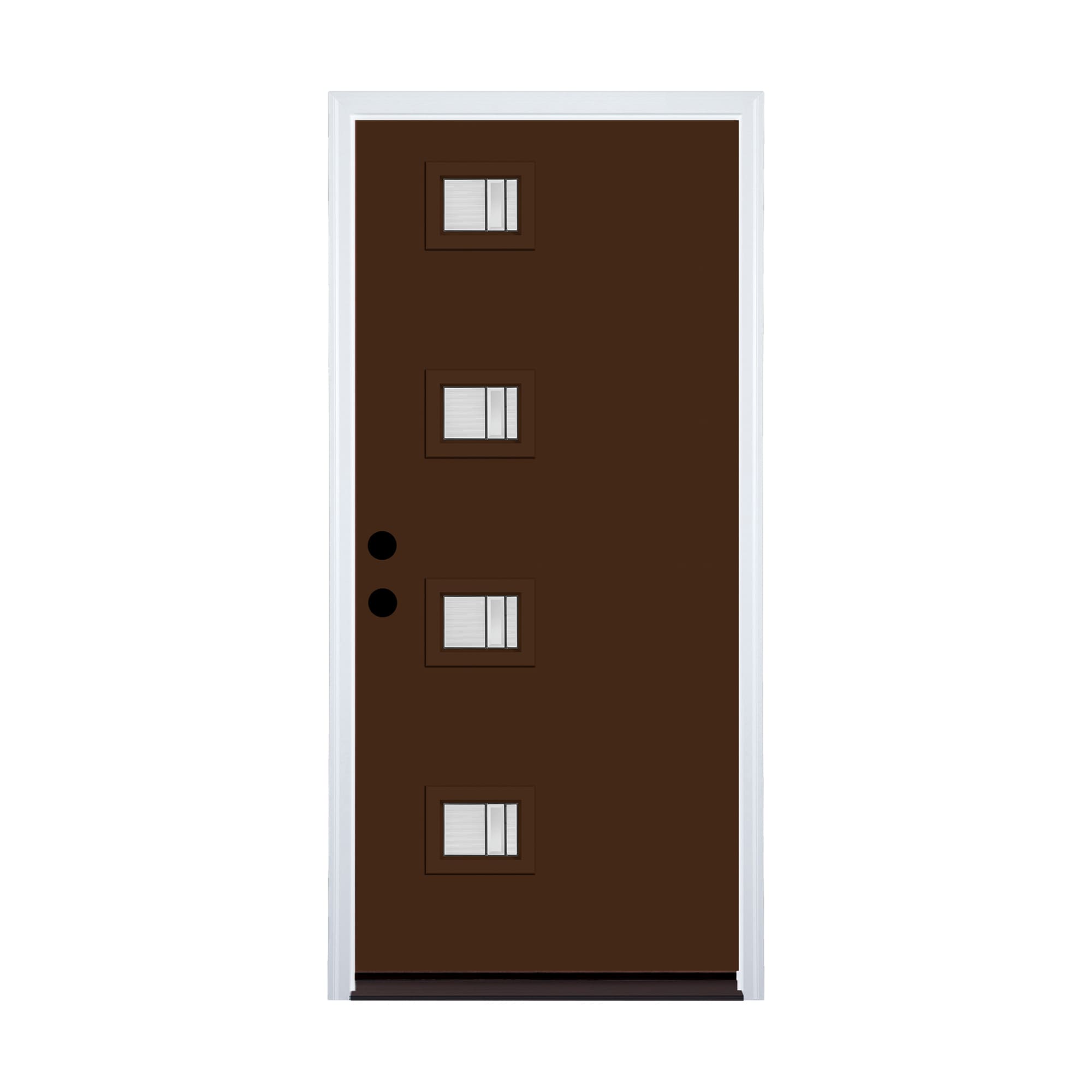 Therma-Tru AXIS 36-in x 80-in x 4-9/16-in Fiberglass Pulse lite Right ...