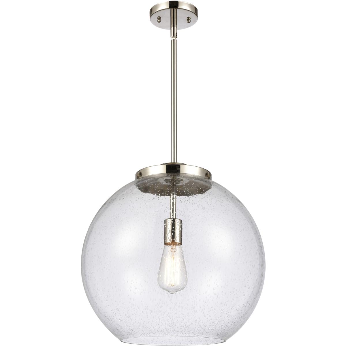 Innovations Lighting 221-1S-PN-G124-16-LED Ballston Athens Pendant in ...