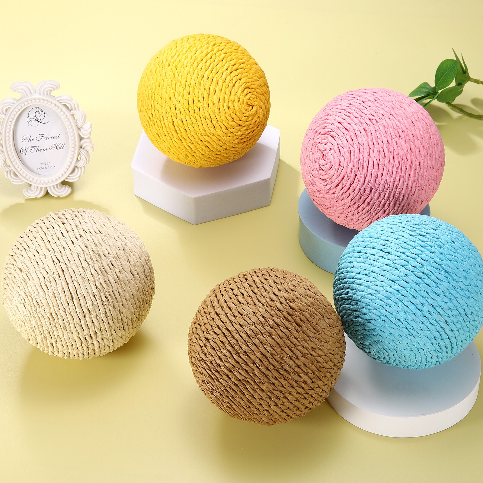 Unique Bargains 1pc Cat Toy Ball Interactive Natural Cat Scratching ...