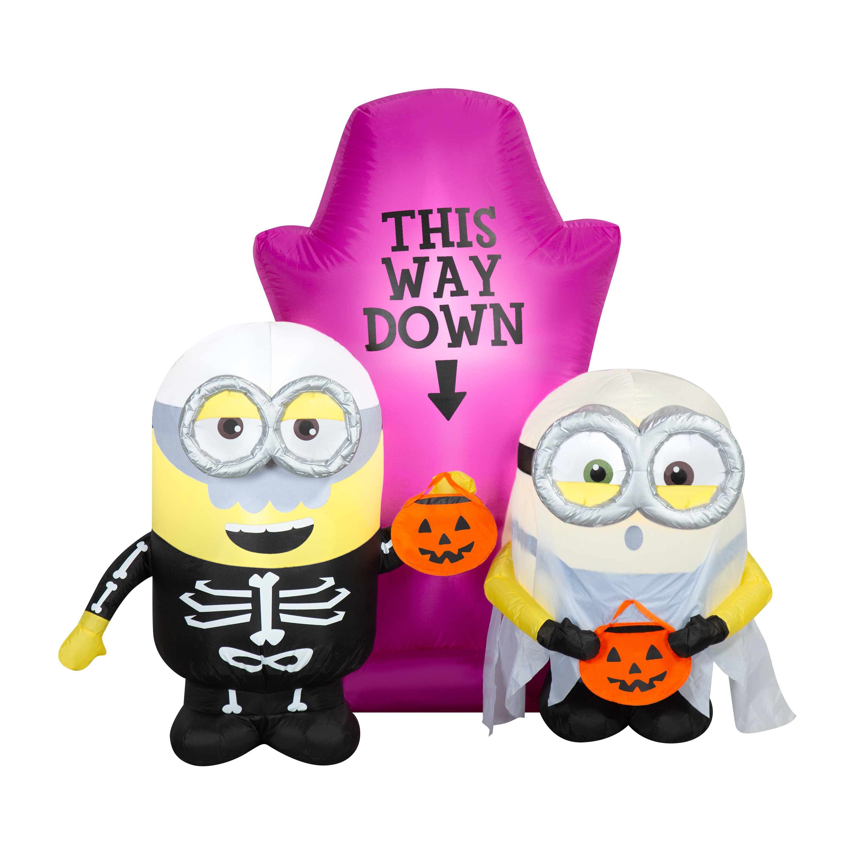 Gemmy Airblown-Minions Halloween in the Outdoor Halloween Decorations ...