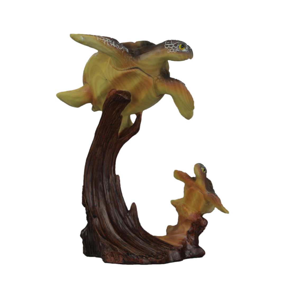 Things2Die4 Sea Turtle Family Sculpture Home Decor Statue Desk Shelf ...