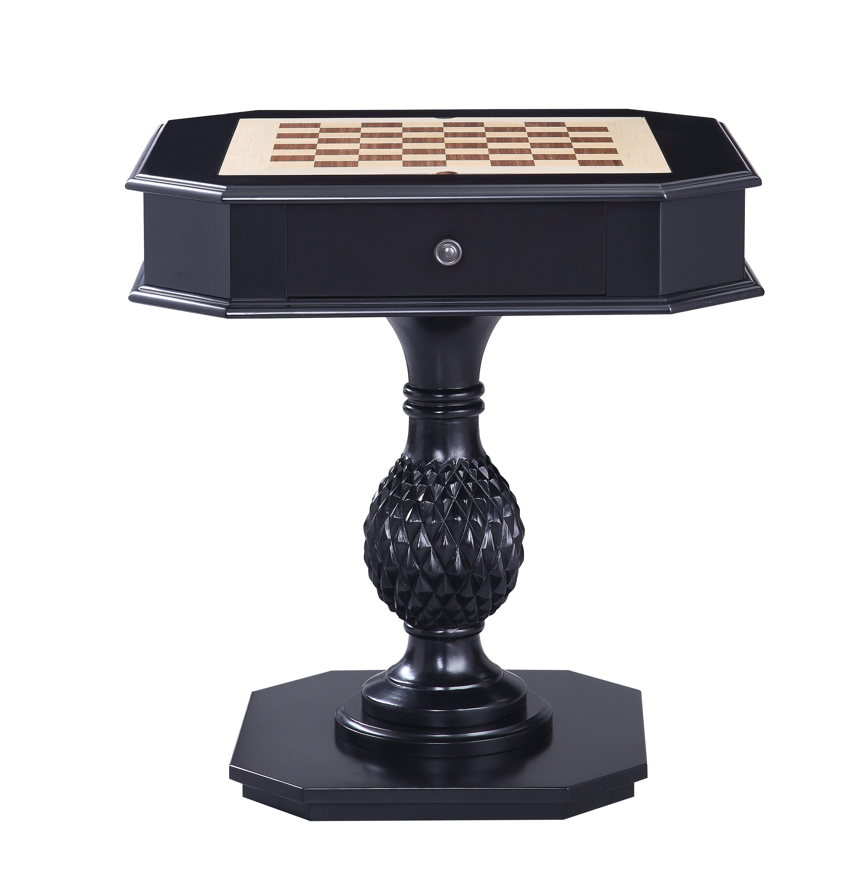 ACME FURNITURE Bishop II Multi-Game Table with Reversible Game Board ...
