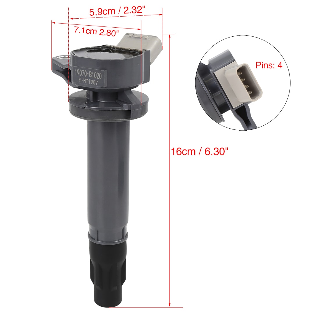 Unique Bargains Ignition Coil 19070-B1020 for Daihatsu Sirion Terios ...