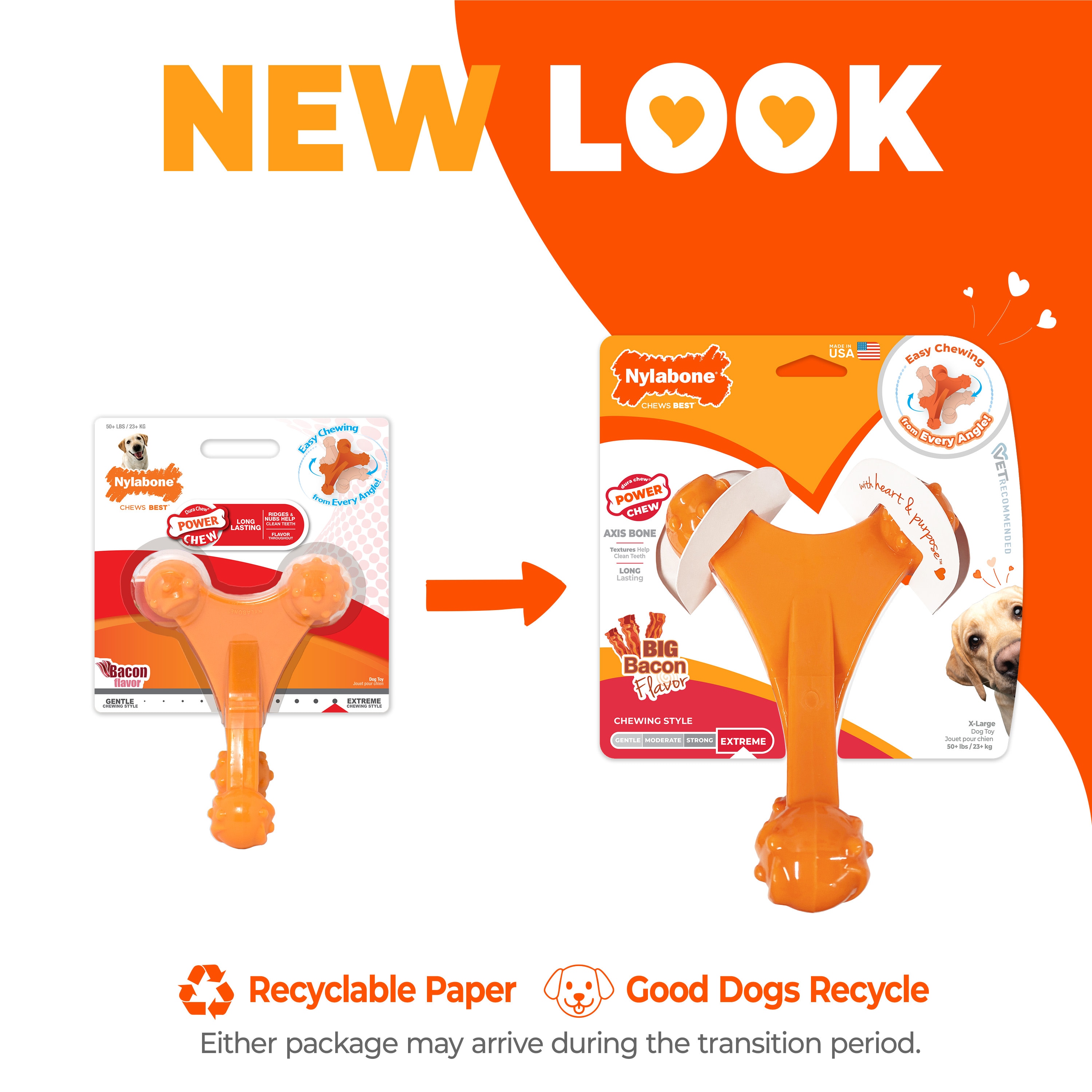 Nylabone Power Chew Axis Bone in the Pet Toys department at Lowes.com