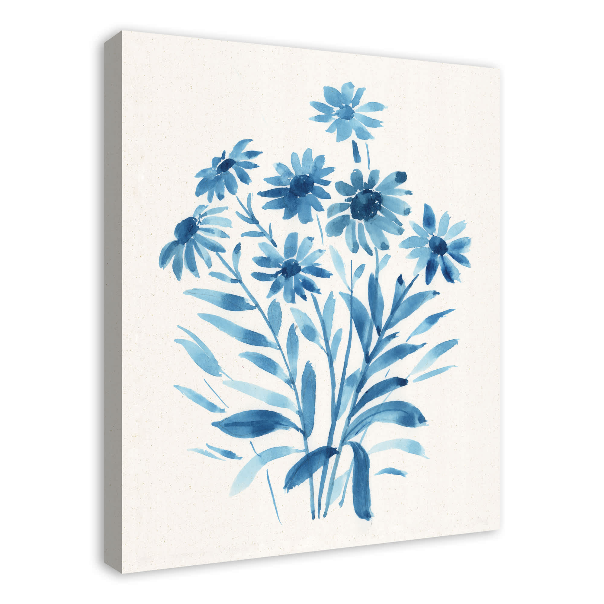 Creative Products Blue Daisies 24 x 30 Canvas Wall Art in the Wall Art ...