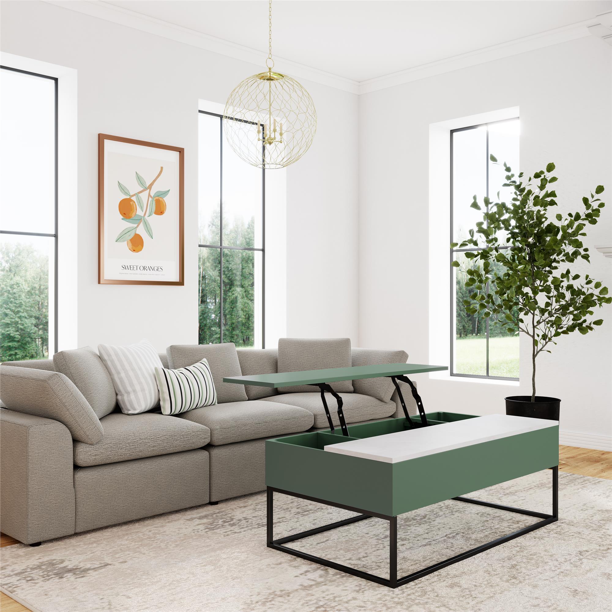 LUXEYARD Perry Lift Top Coffee Table in the Coffee Tables department at ...