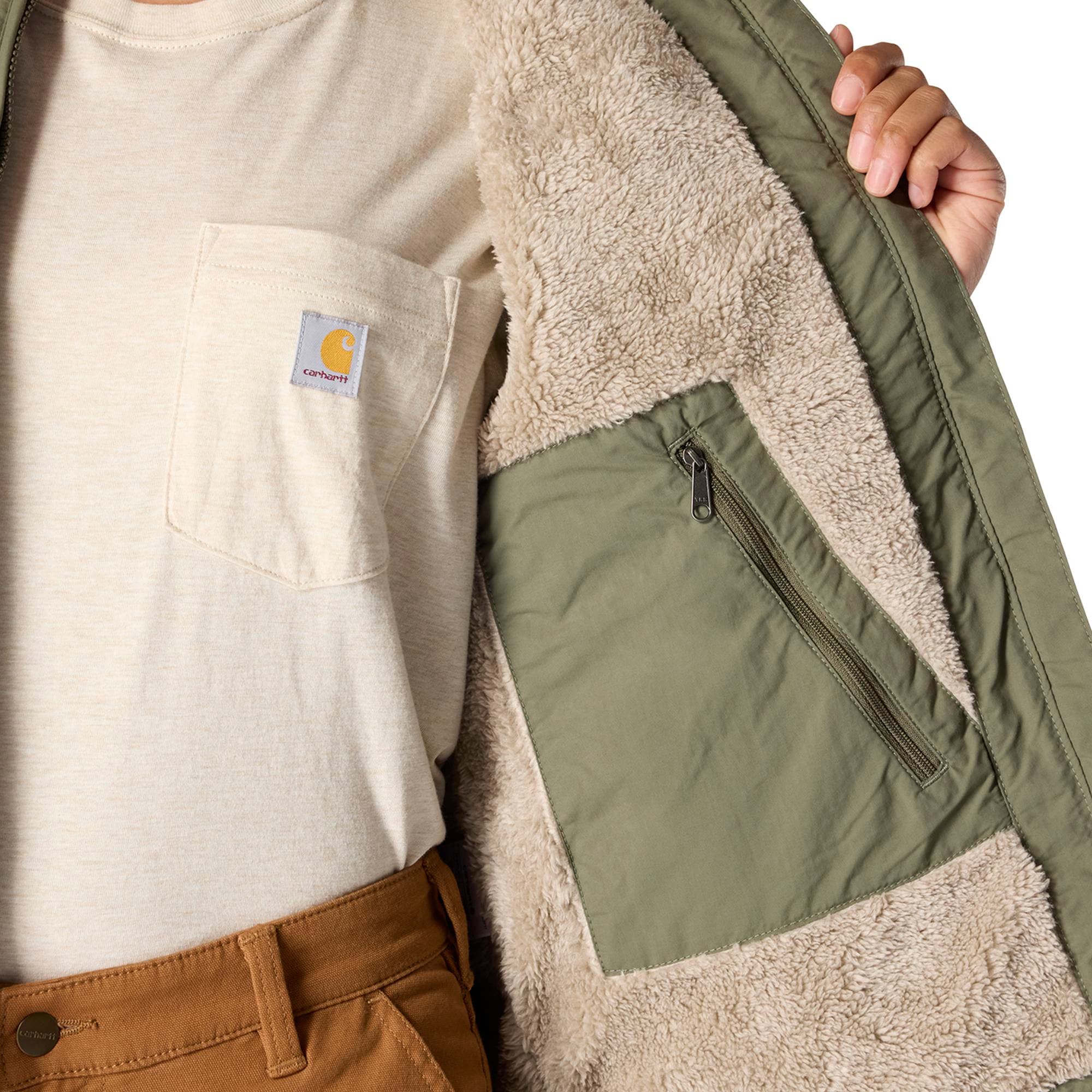 Carhartt Women's Dusty Olive Canvas Insulated Insulated jacket ( L ) in ...