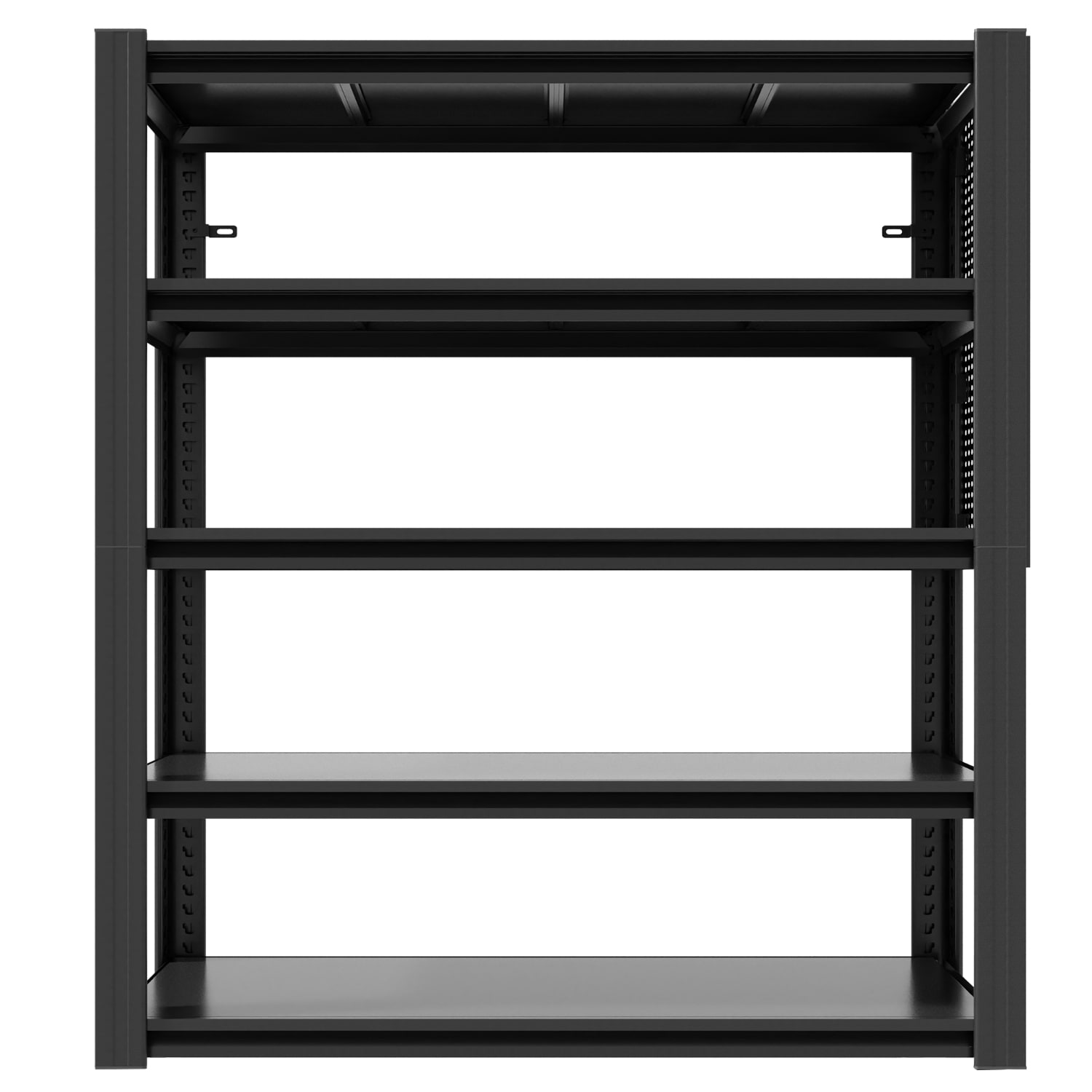 Wooakway 72inH 5-Tier Adjustable Heavy-Duty Shelving with Pegboard ...