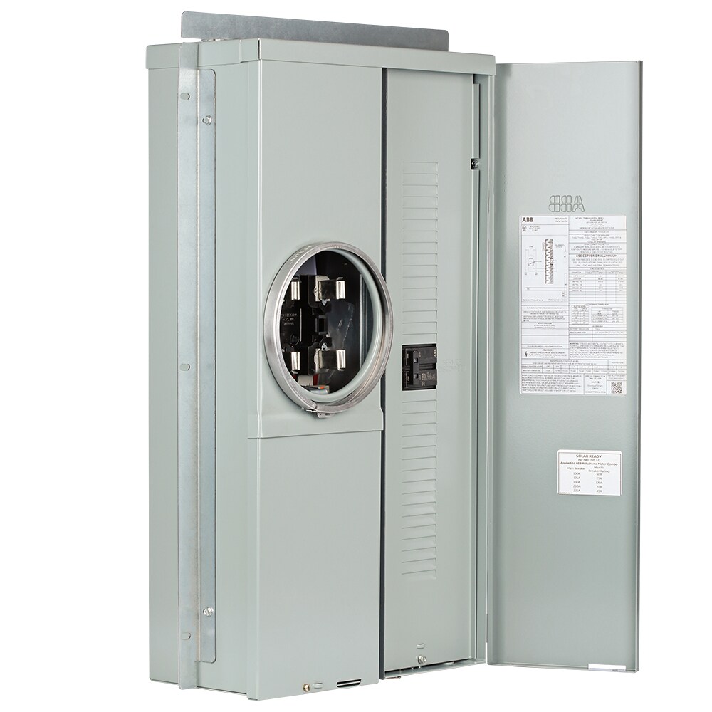 ABB ReliaHome 100 -Amp 16 -Spaces 32 -Circuit Outdoor Main Breaker ...
