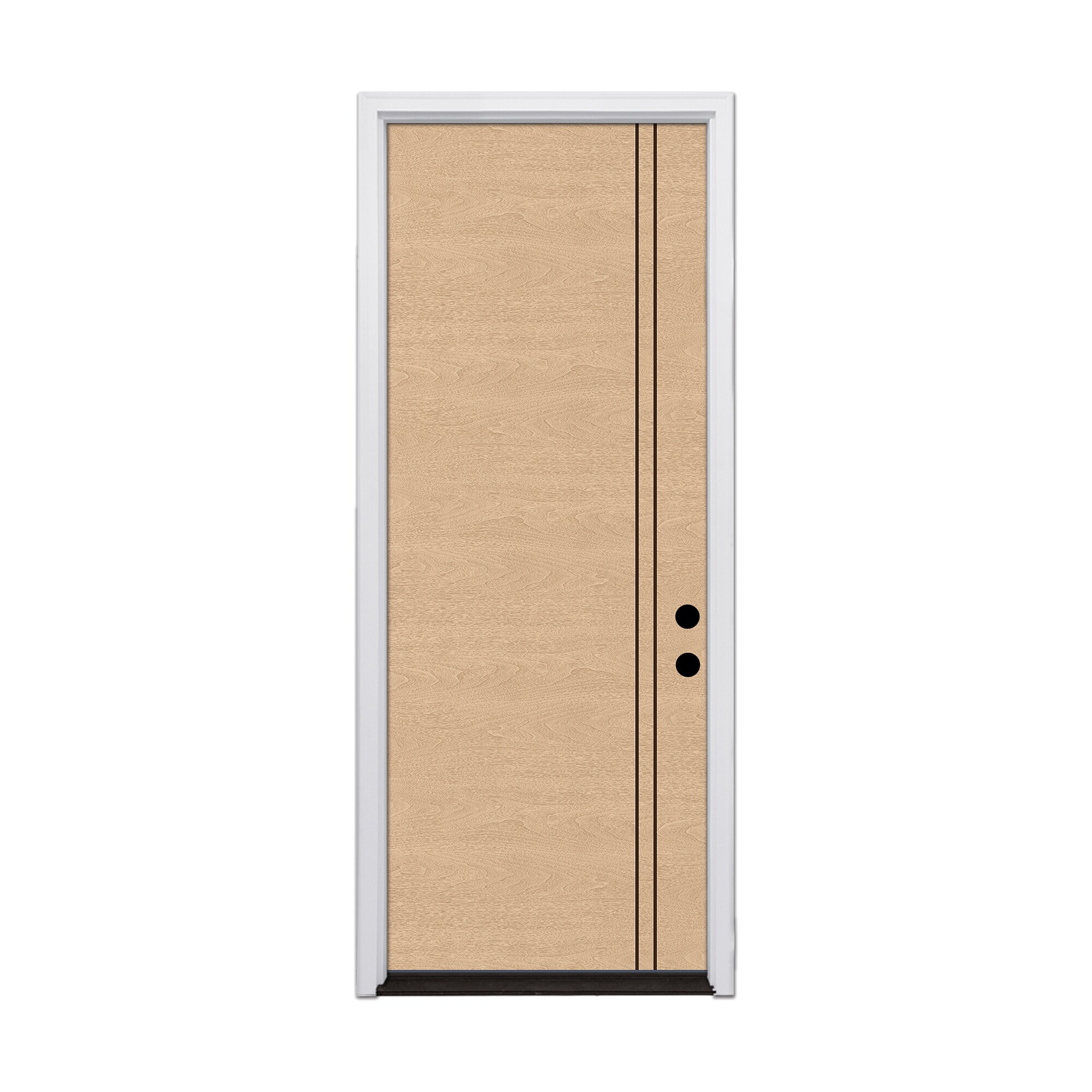 Therma-Tru 36-in x 96-in x 4-9/16-in Fiberglass Left-hand inswing ...