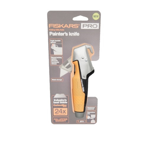 Fiskars PRO Painter's 0.6Mm 1-Blade Folding Box Cutter Utility Knife ...