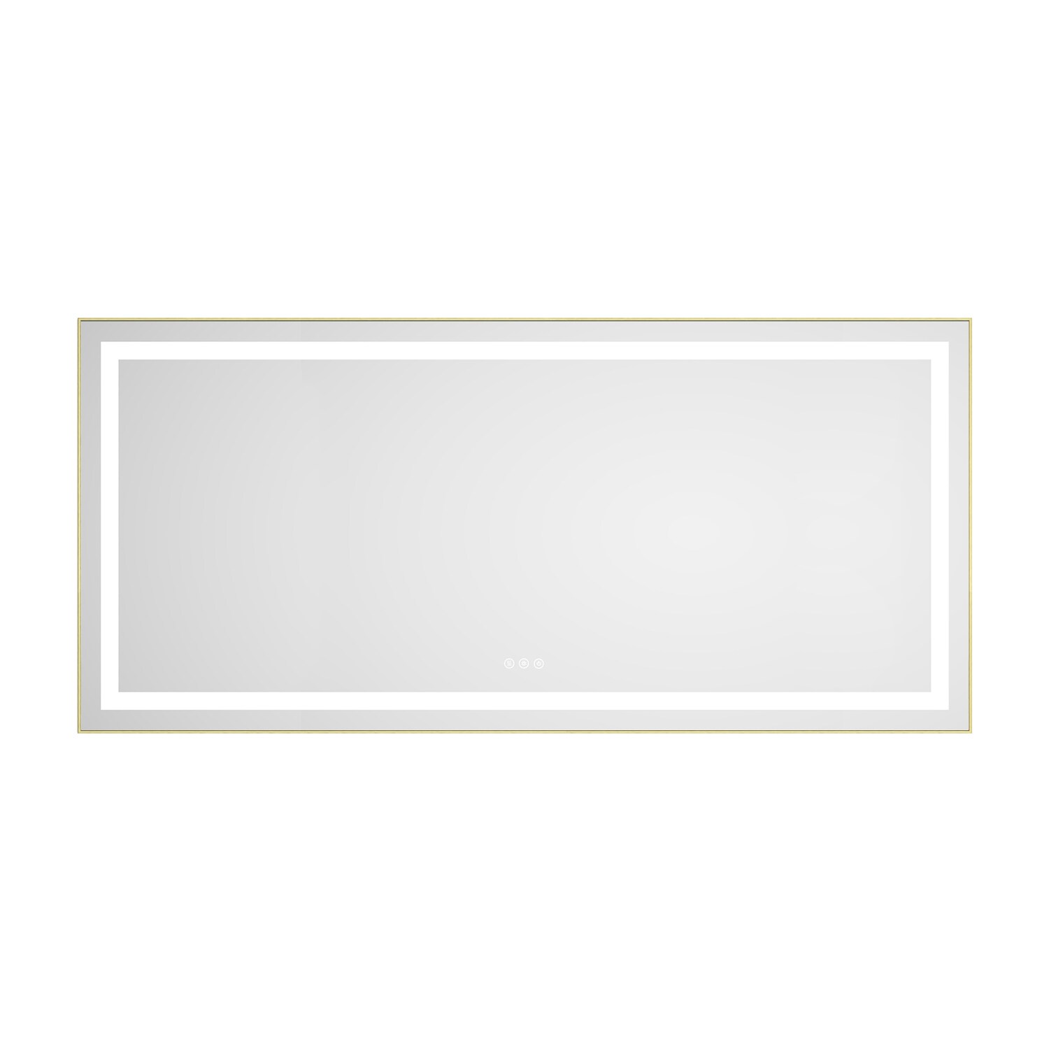 Huluwat 60 x 28 inch Aluminum Framed LED Wall Mounted Bathroom Vanity ...