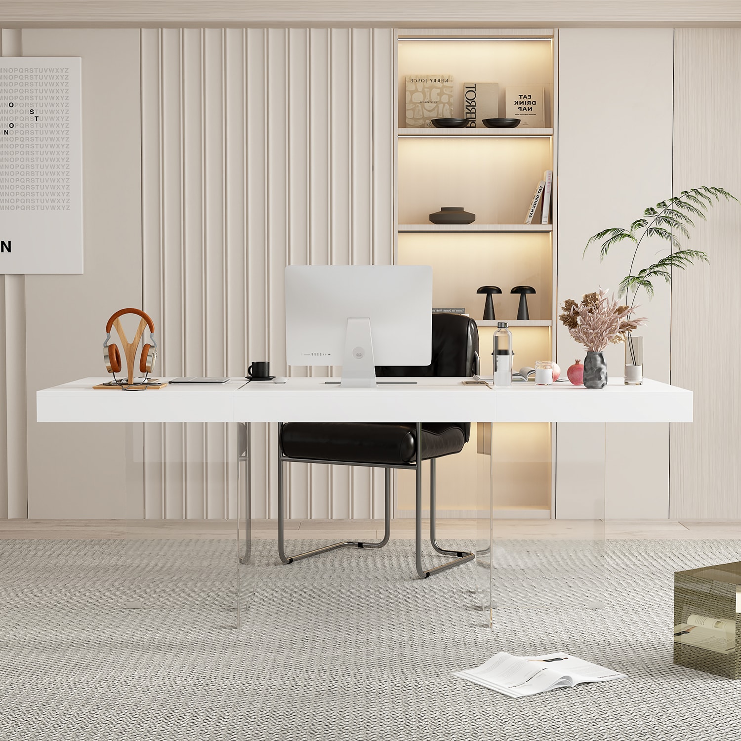 FUFU&GAGA Standing desk Desks Near Me at Lowes.com