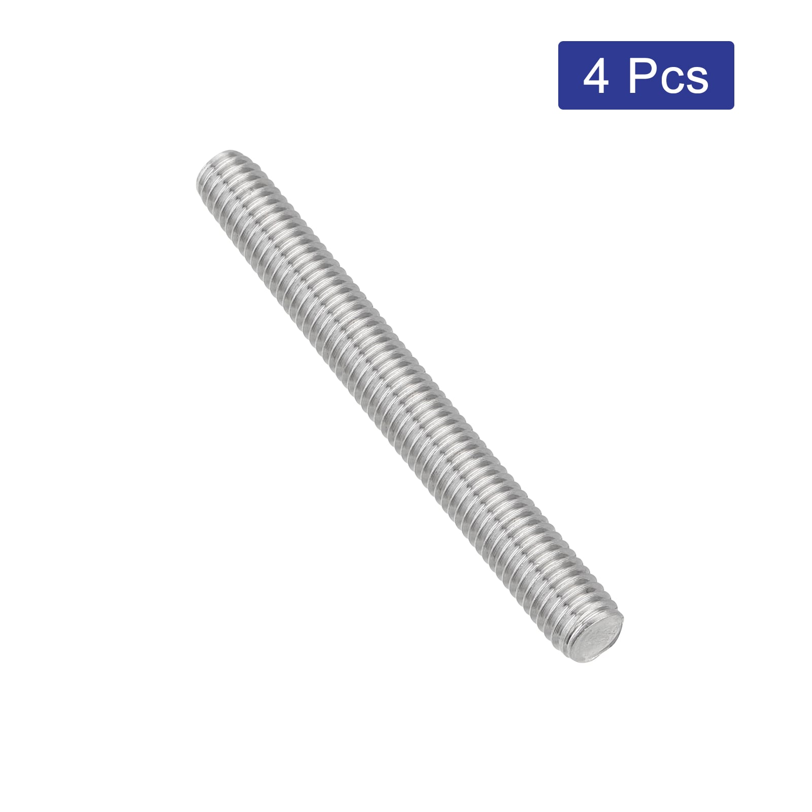 Unique Bargains 4pcs Fully Threaded Rod M8 x 70mm 304 Stainless Steel ...