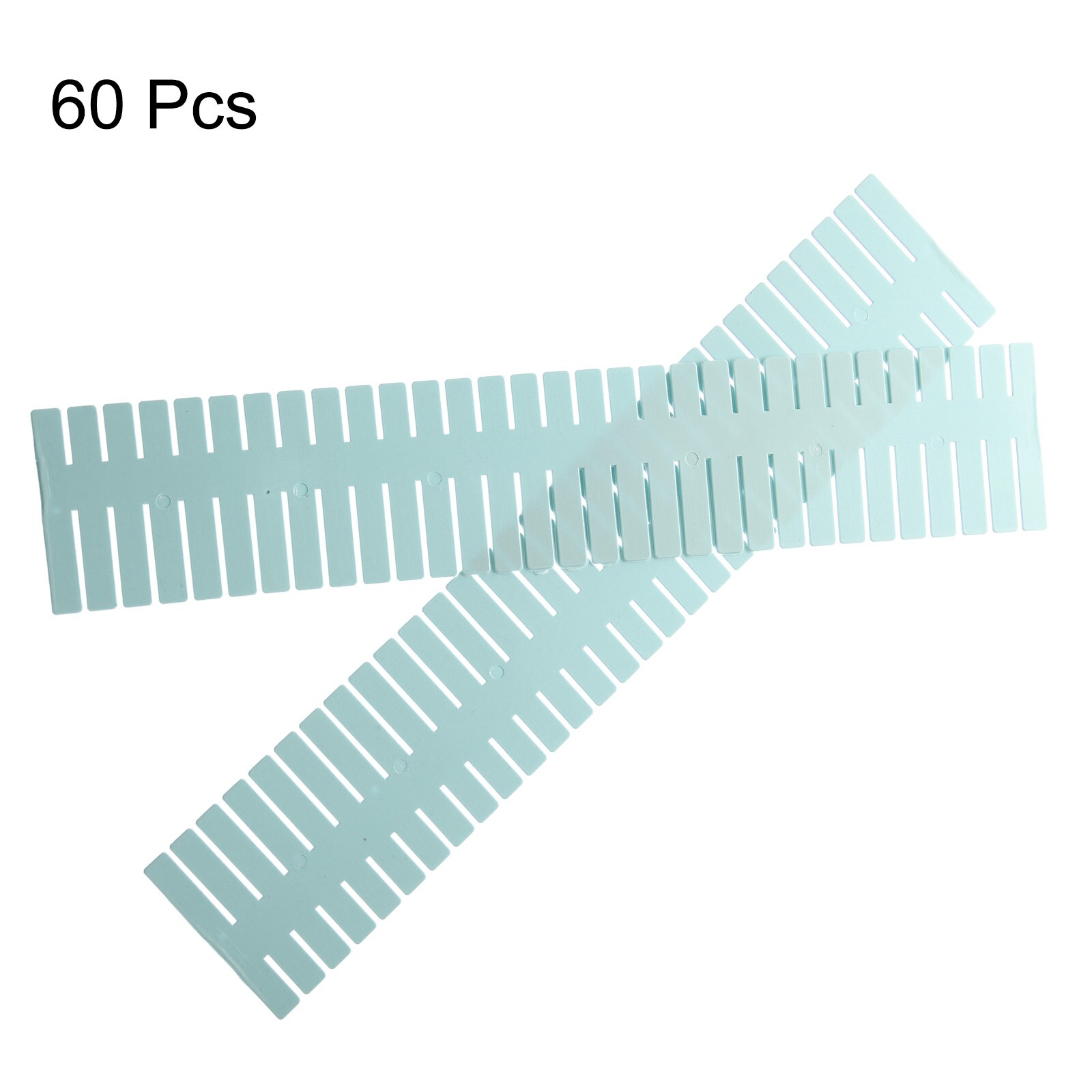 Unique Bargains 60pcs Drawer Divider Organizer Plastic Adjustable ...