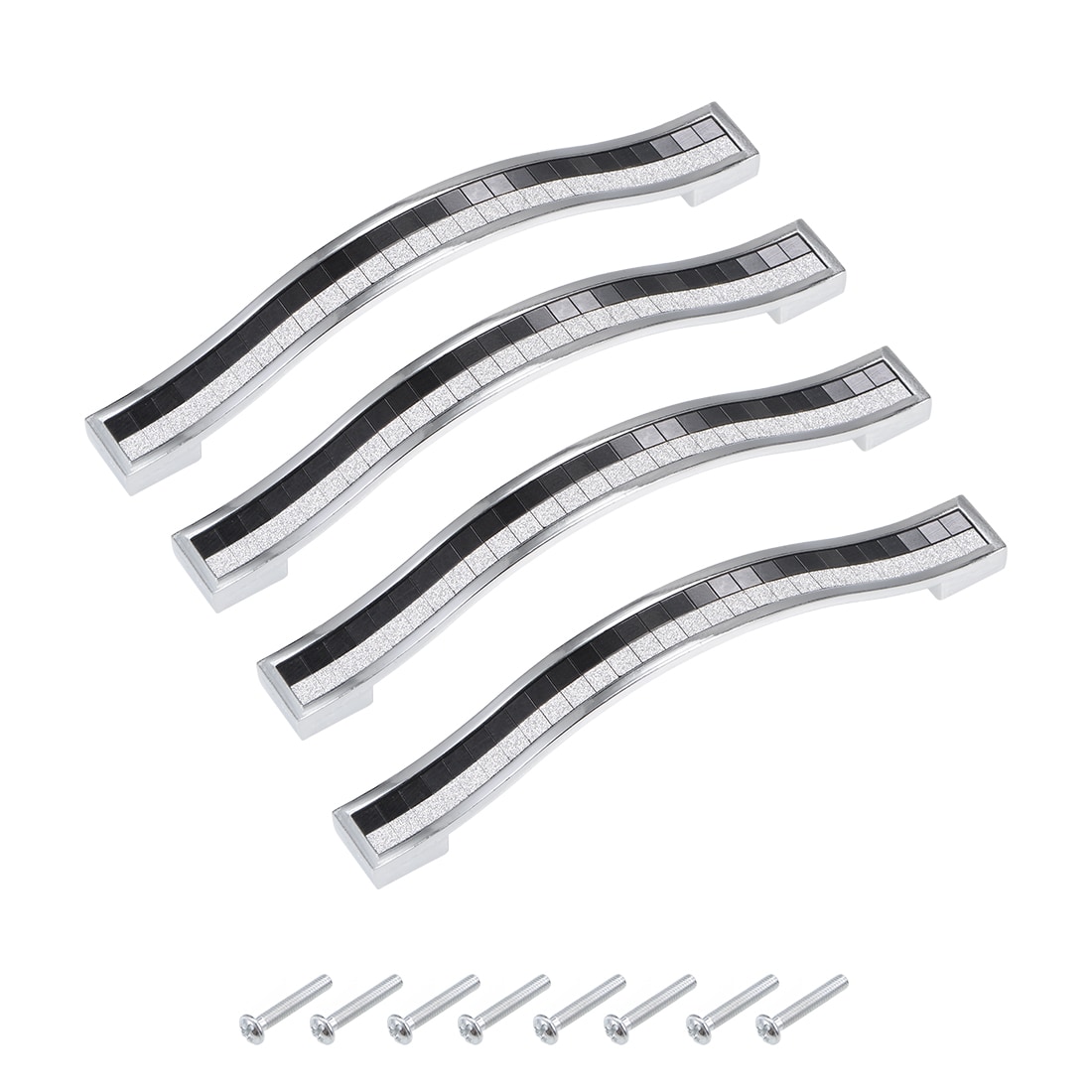 Unique Bargains Cabinet Pulls Drawer Handle 128mm Hole Centers Alloy ...