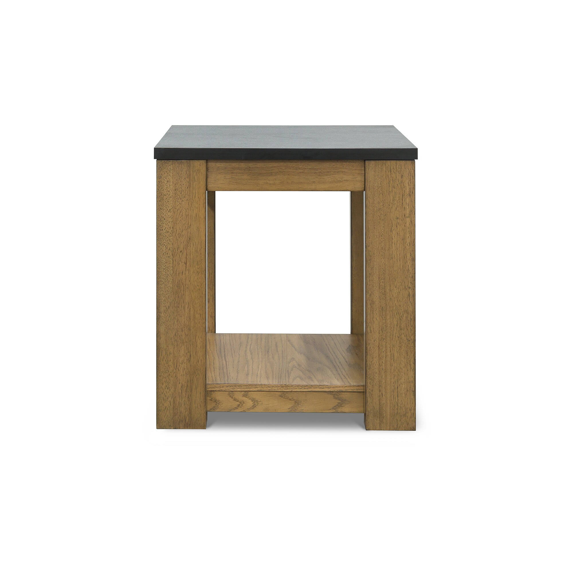 Signature Design by Ashley Quentina Light Brown Black End Table with ...