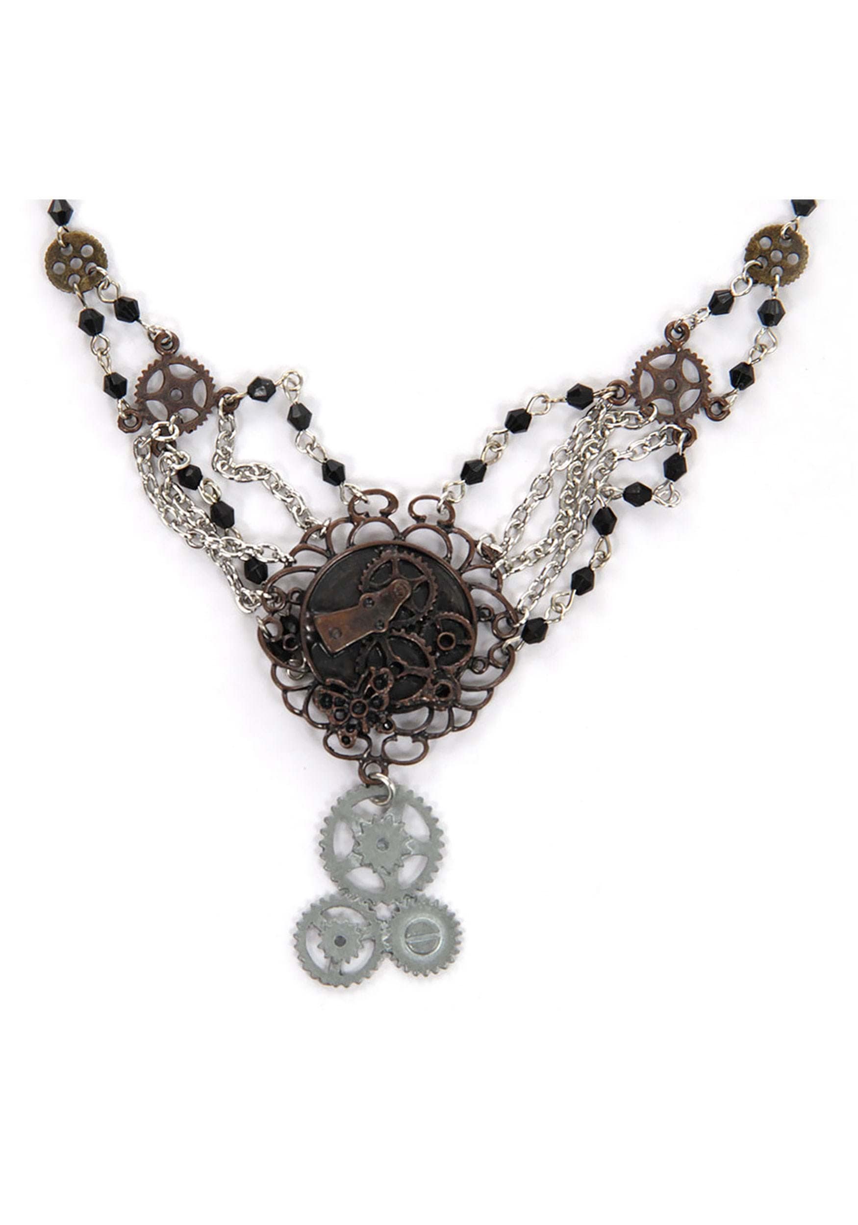 HalloweenCostumes.com FUN Costumes Chain Gear Steampunk Necklace ...