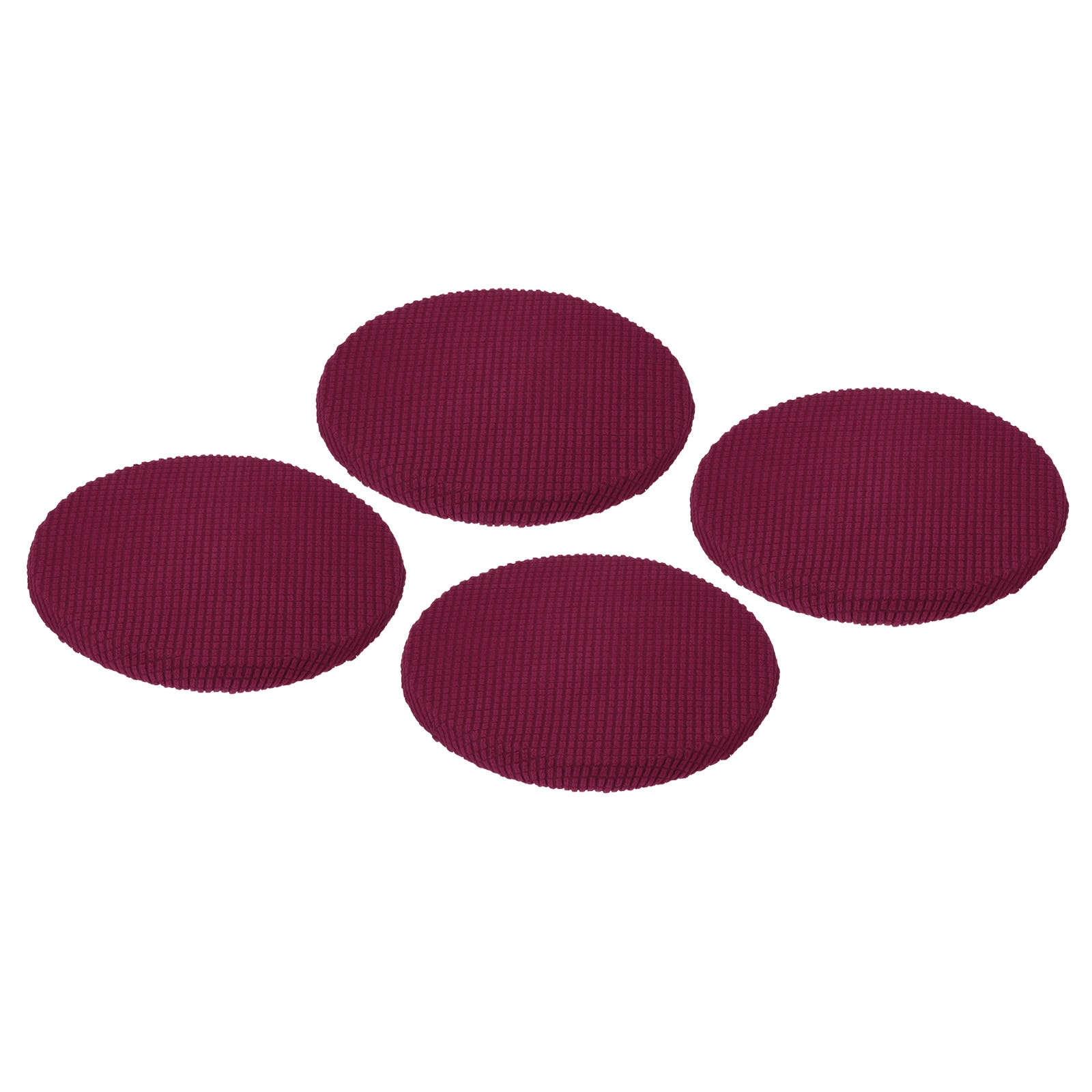 Unique Bargains Round Bar Stool Covers 4 Pack Round Chair Covers with ...