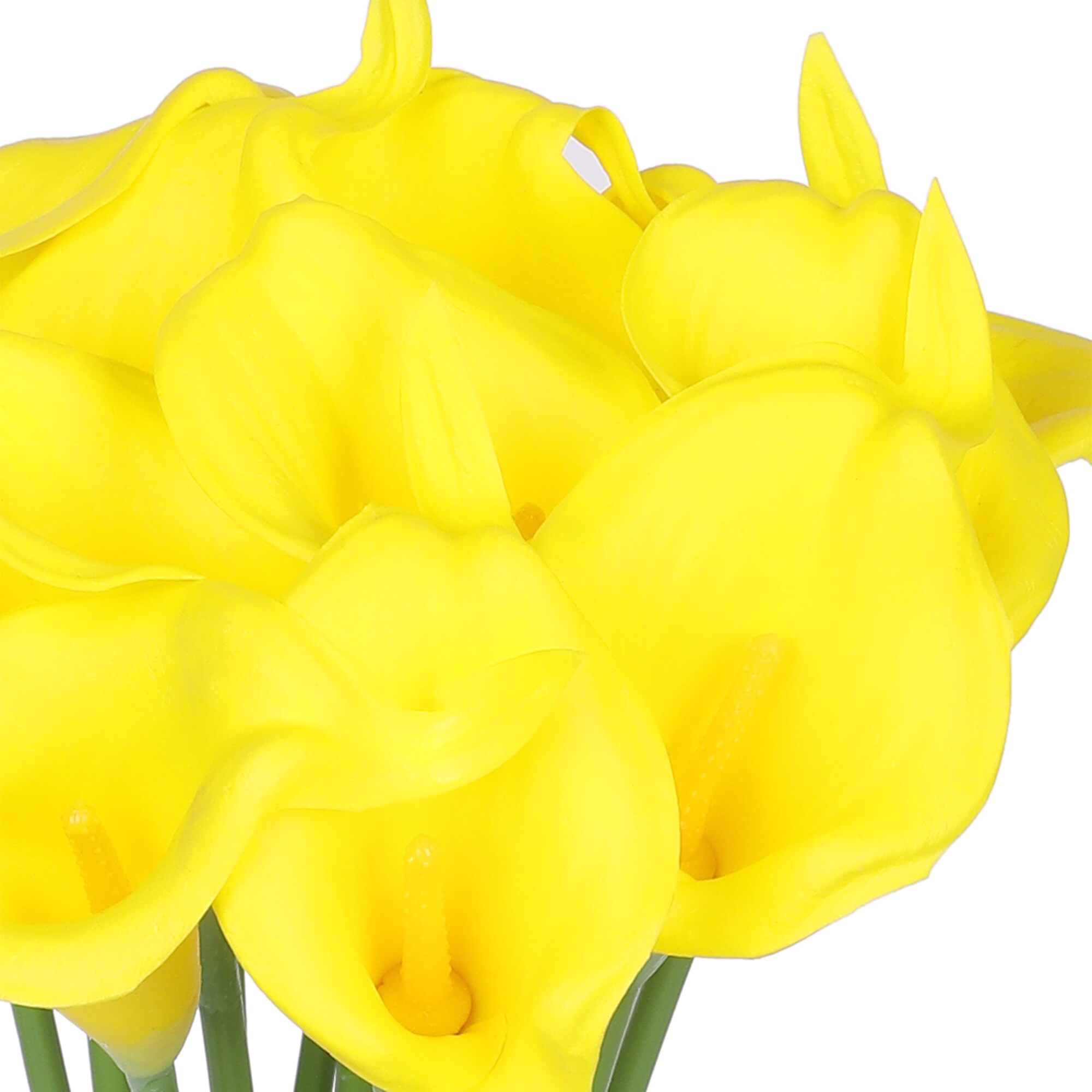 Unique Bargains Artificial Calla-Lily Flowers 12 Stem Bouquets ...
