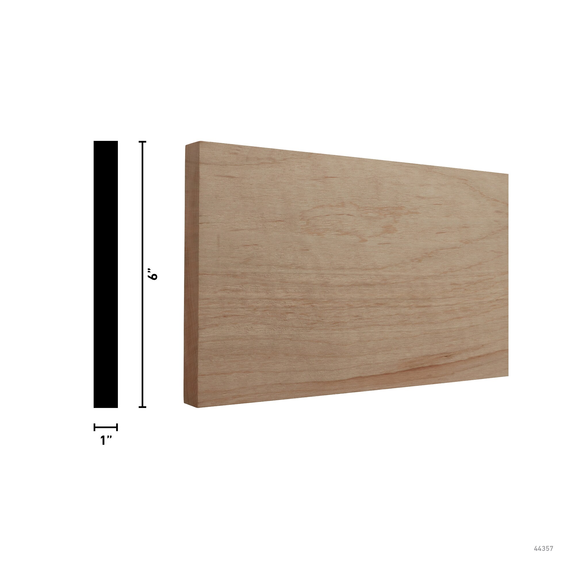 RELIABILT 1-in x 6-in x 6-ft Unfinished Clear S4S Maple Common Softwood ...