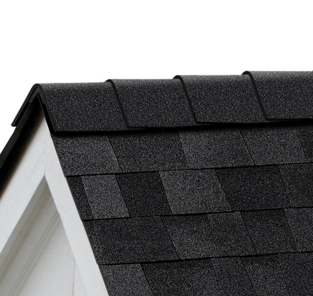 Owens Corning High Ridge Onyx Black Hip Ridge Roof Shingles ( 21.3-lin ...