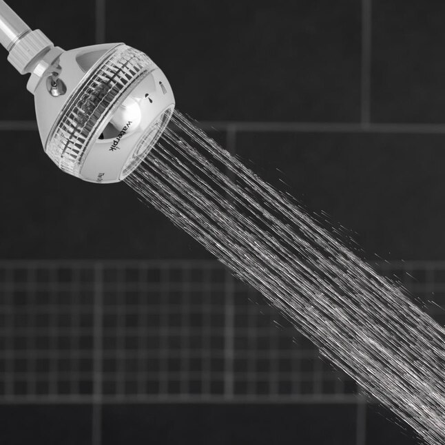 Waterpik Original Shower Massage Chrome Round Fixed Showerhead Shower ... Waterpik Original Shower Massage Chrome Round Fixed Showerhead Shower ...