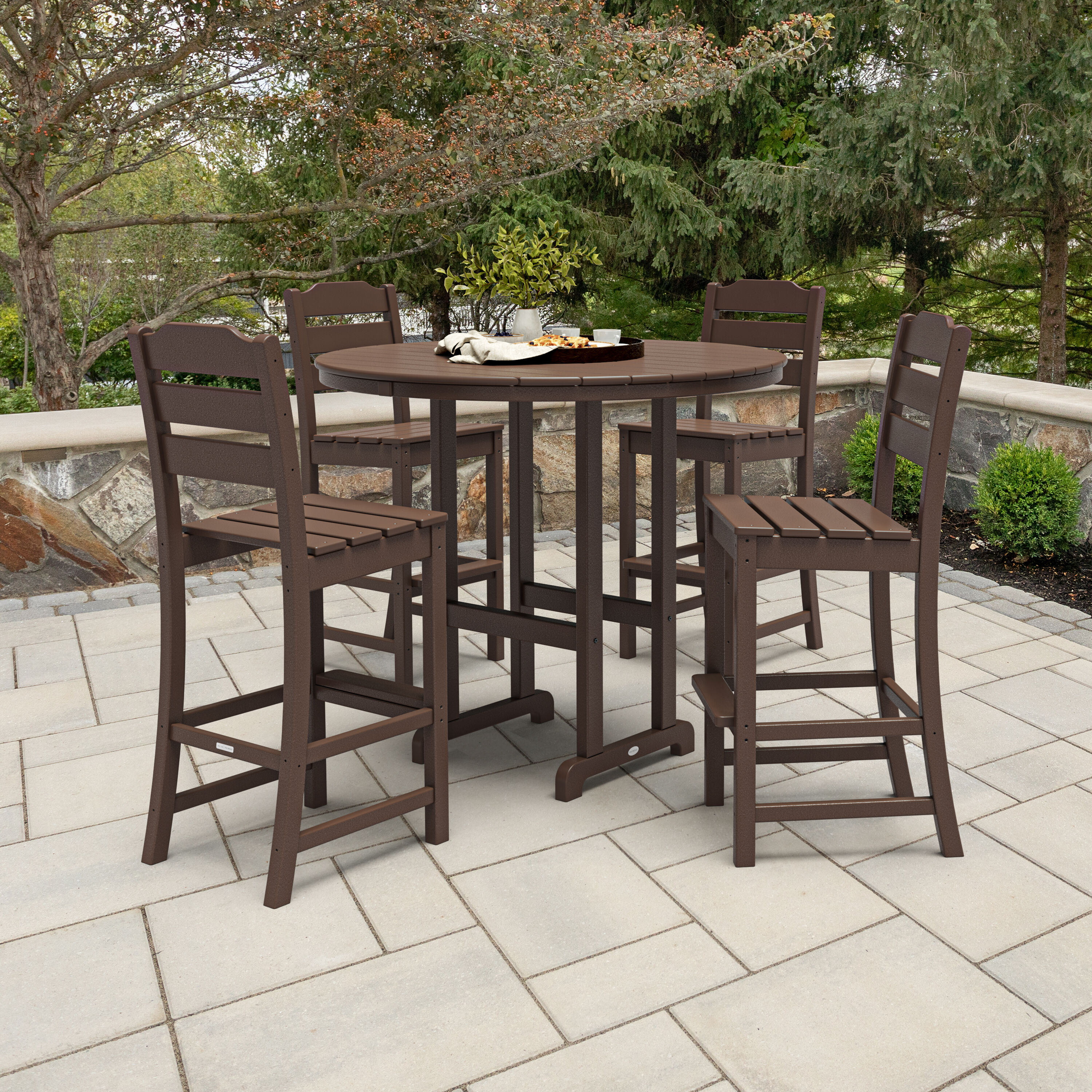 Round-Shaped-Table Plastic-Frame Patio Furniture at Lowes.com