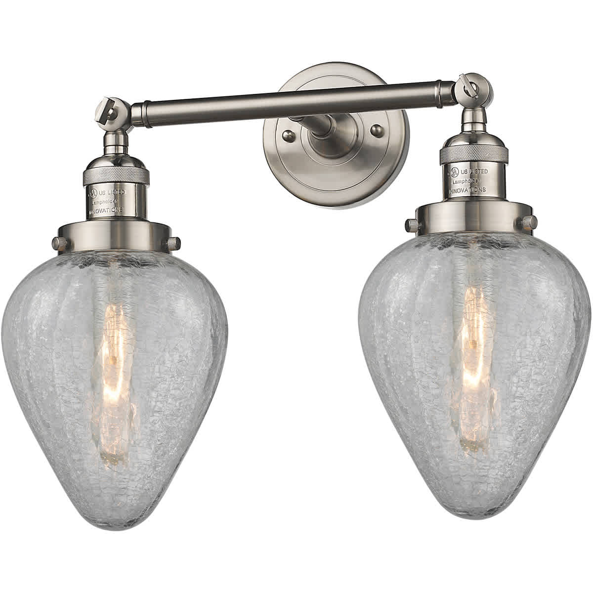Innovations Lighting 208L-SN-G165 Franklin Restoration Geneseo Bathroom ...