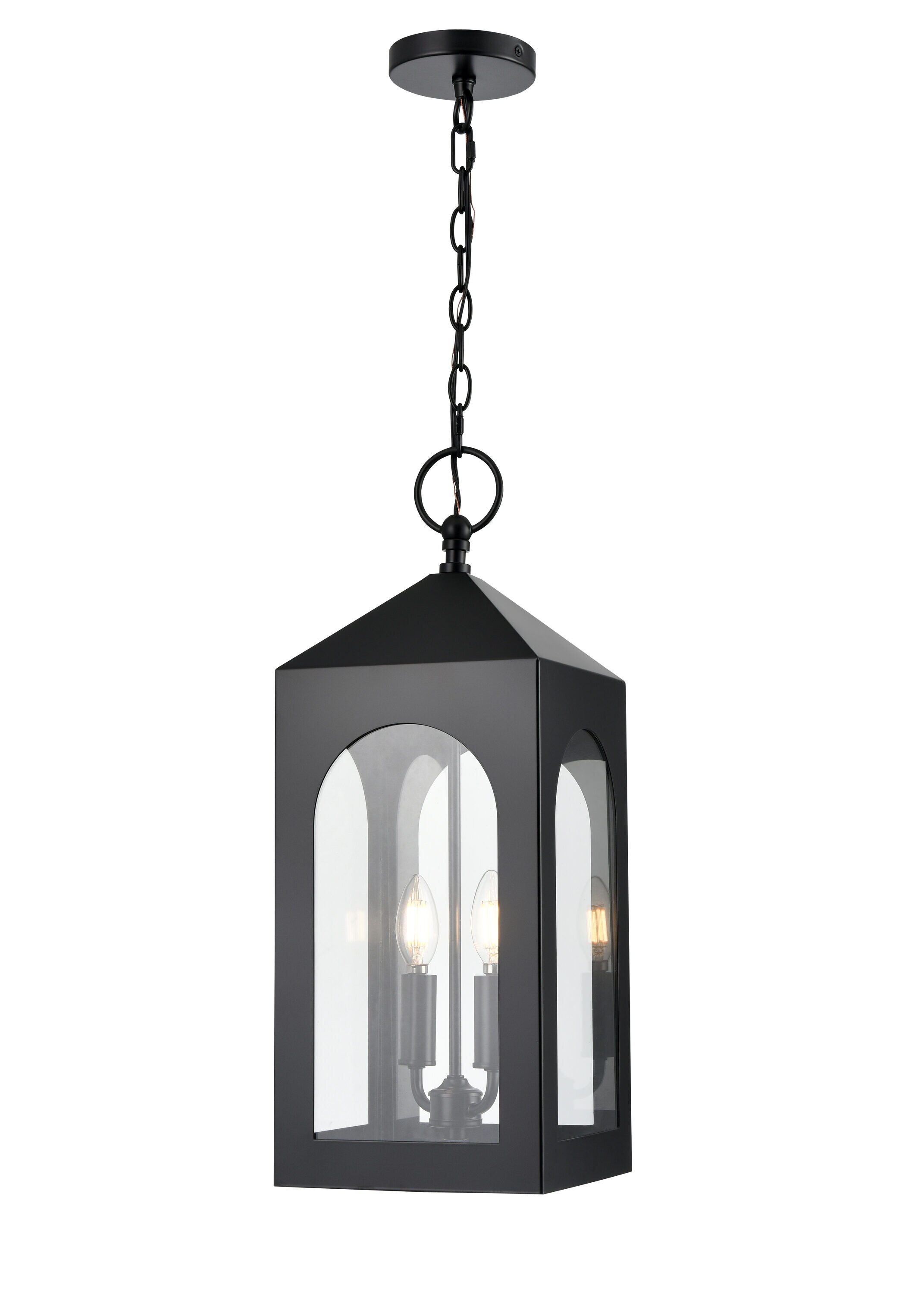 Millennium Lighting Bratton 2-Light 18.5-in H Matte Black Outdoor Wall ...